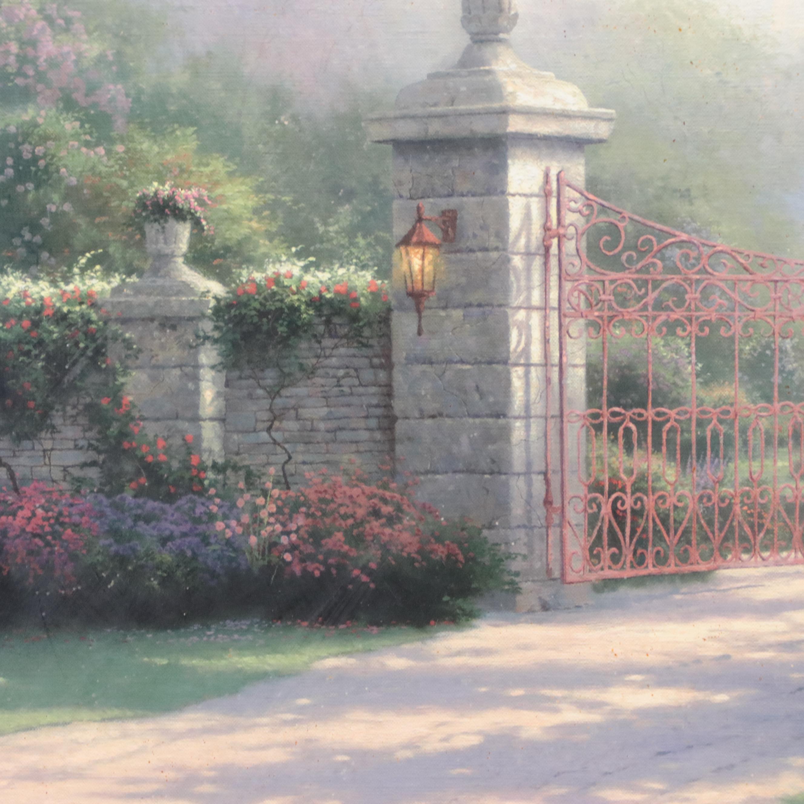 Thomas Kinkade Offset Lithograph "Summer Gate" | Everything But The House