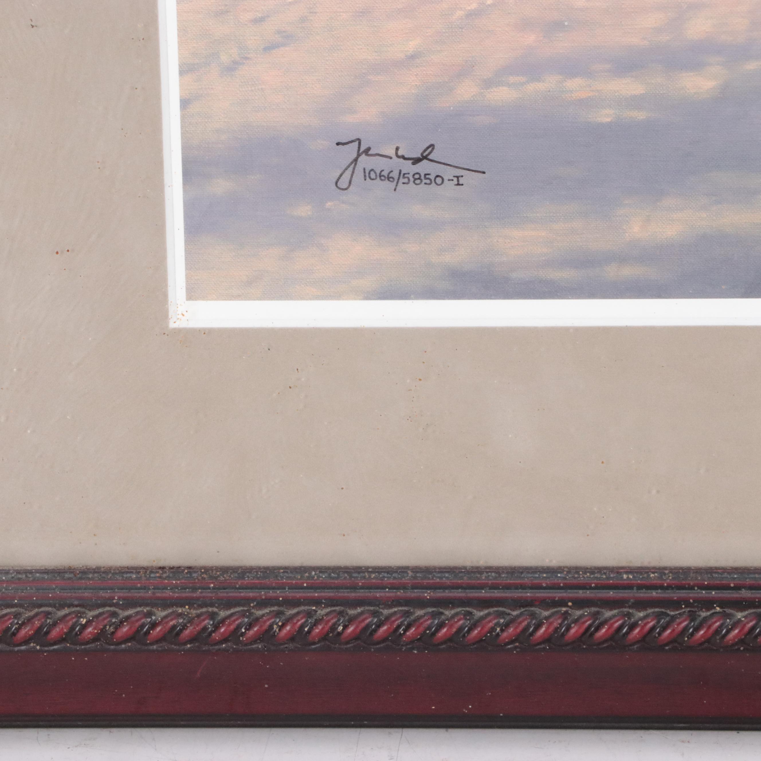 Thomas Kinkade Offset Lithograph "Summer Gate" | Everything But The House