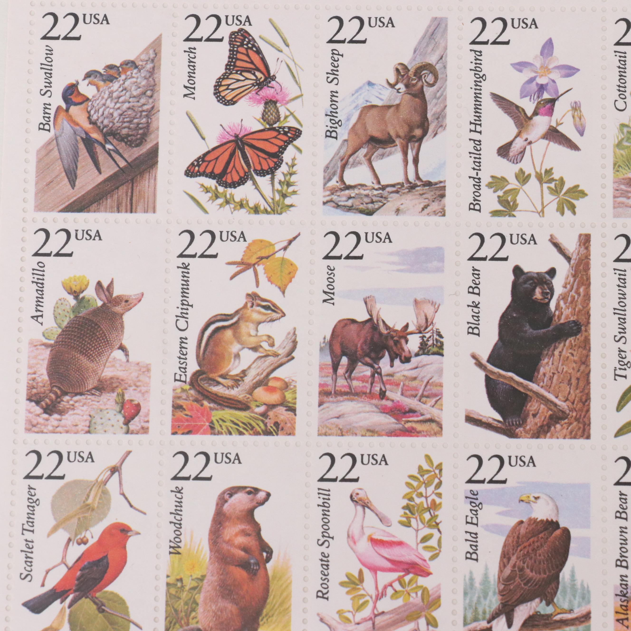 Eleven Vintage U.S. Postage Stamp Sets | Everything But The House