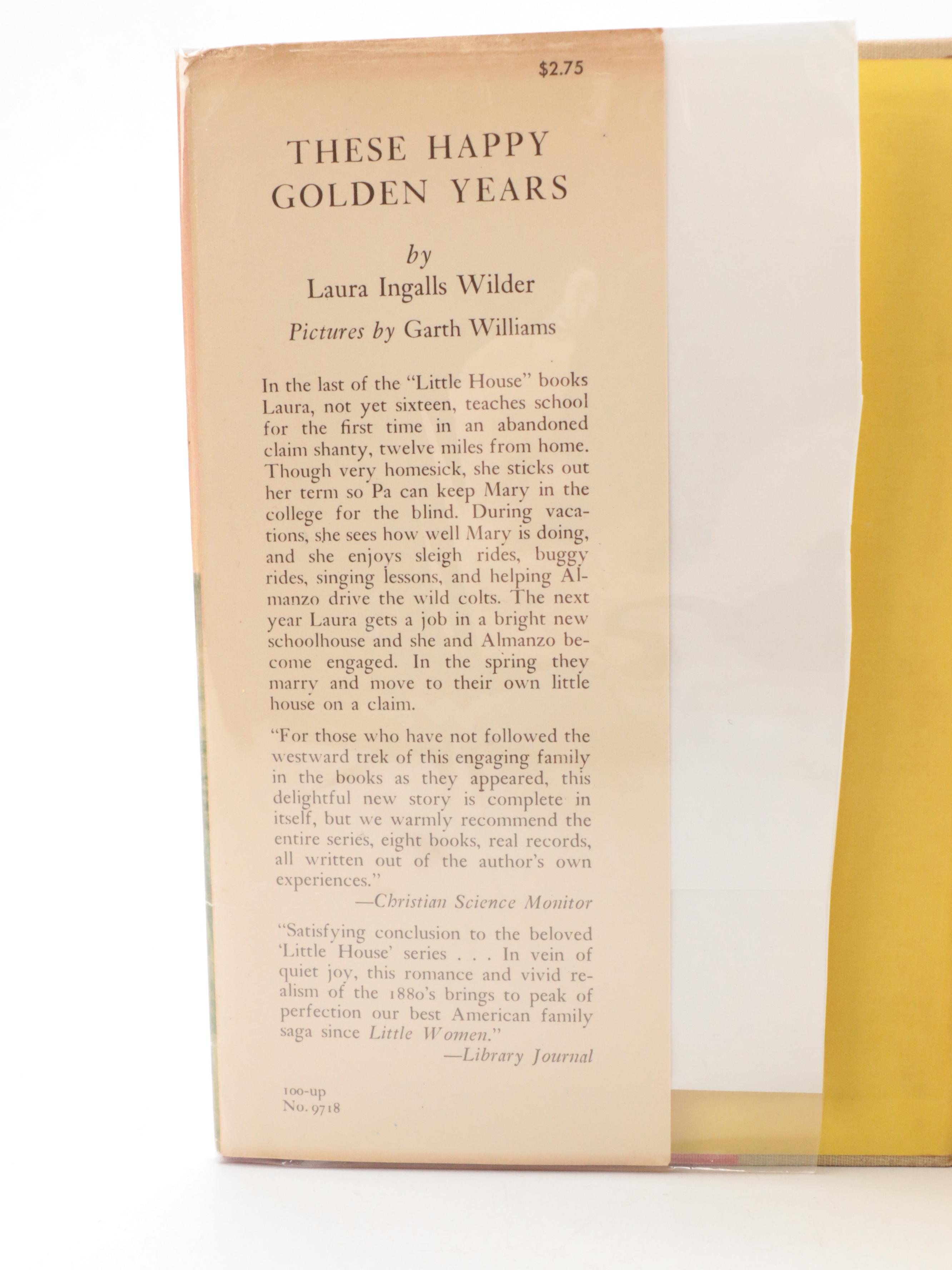 "These Happy Golden Years", "Farmer Boy", and More Laura Ingalls Wider ...