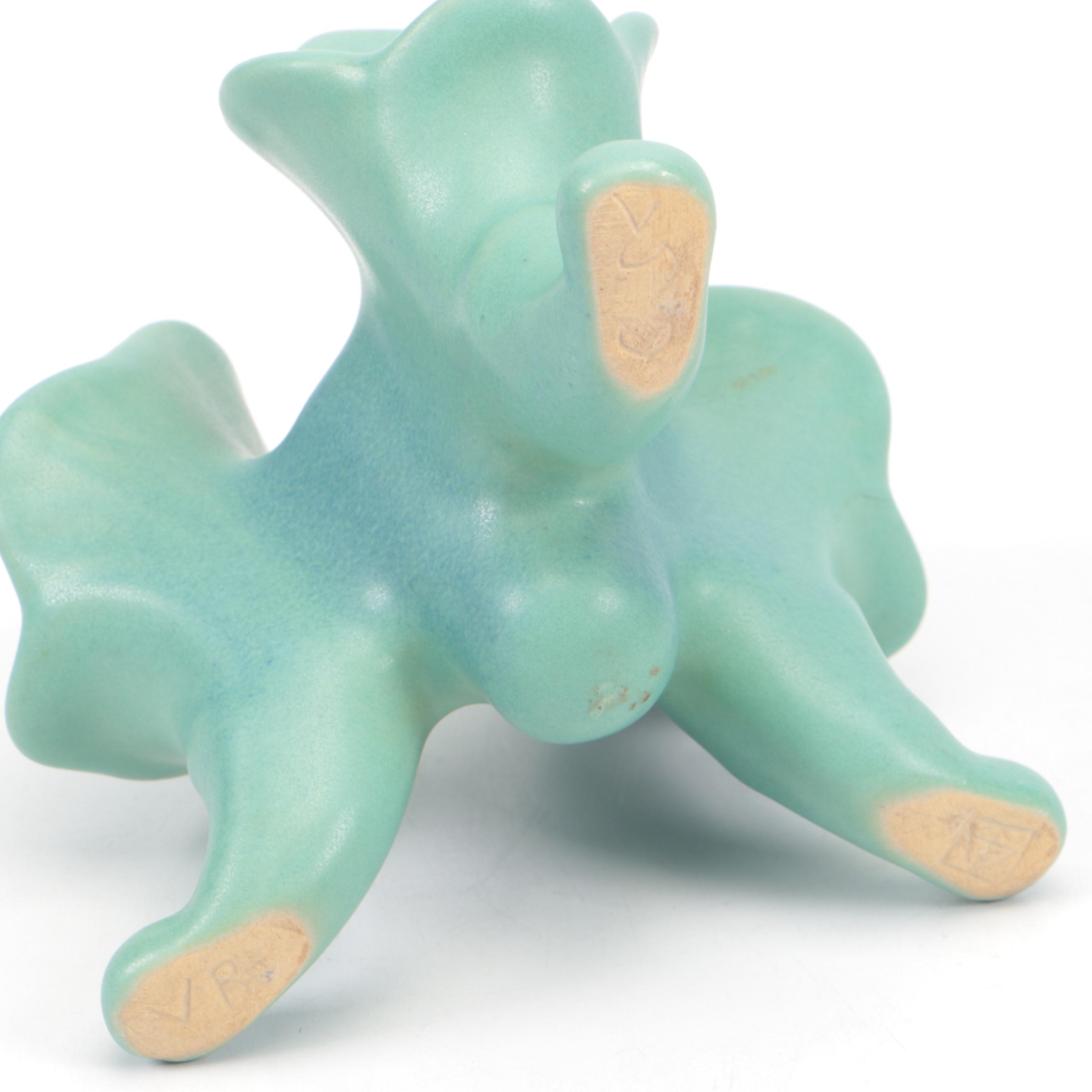 Van Briggle and Teco American Art Pottery Ceramic Matte Blue Green ...