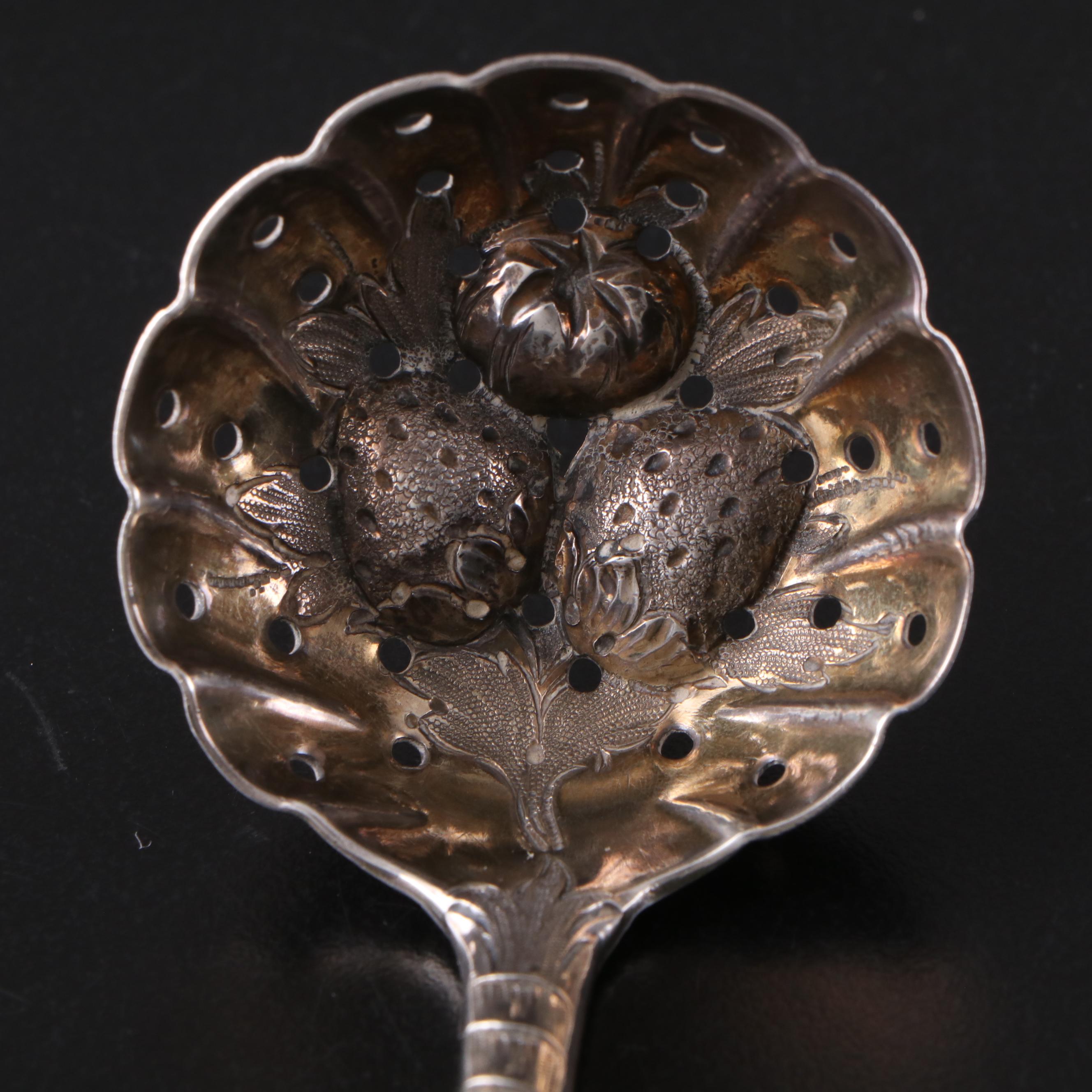 Samuel Hitchcock Sterling Silver Berry Spoon, Early 18th Century | EBTH