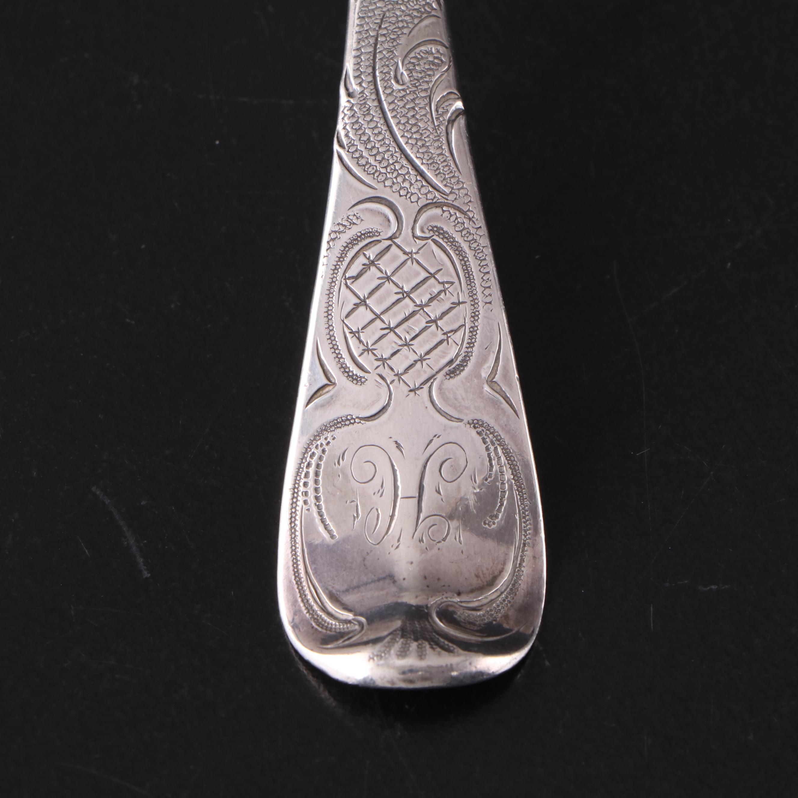 Samuel Hitchcock Sterling Silver Berry Spoon, Early 18th Century | EBTH