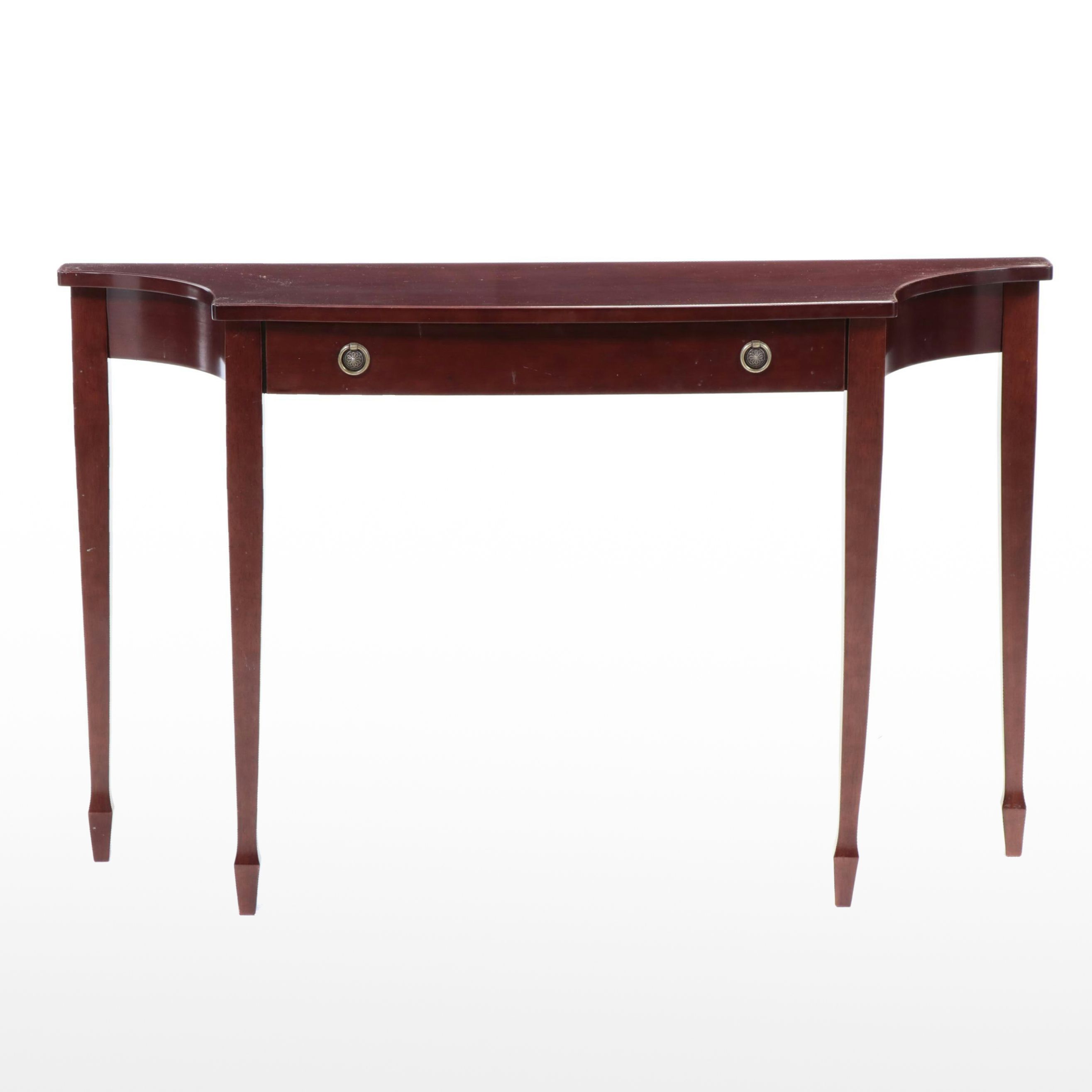 The Bombay Company Federal Style Mahogany-Stained Console Table ...