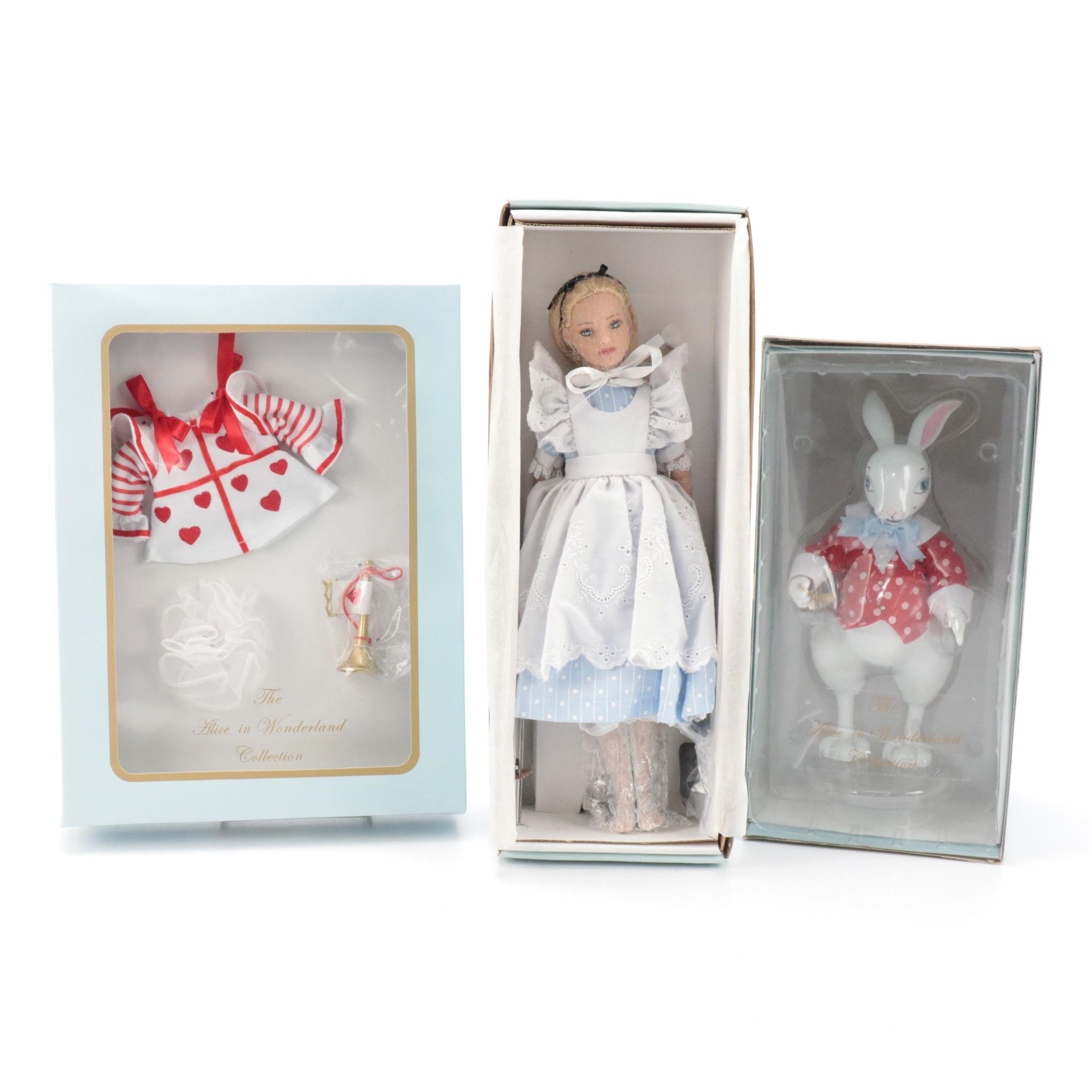 Tonner Doll Co. "Classic Alice" with The White Rabbit and Accessories ...