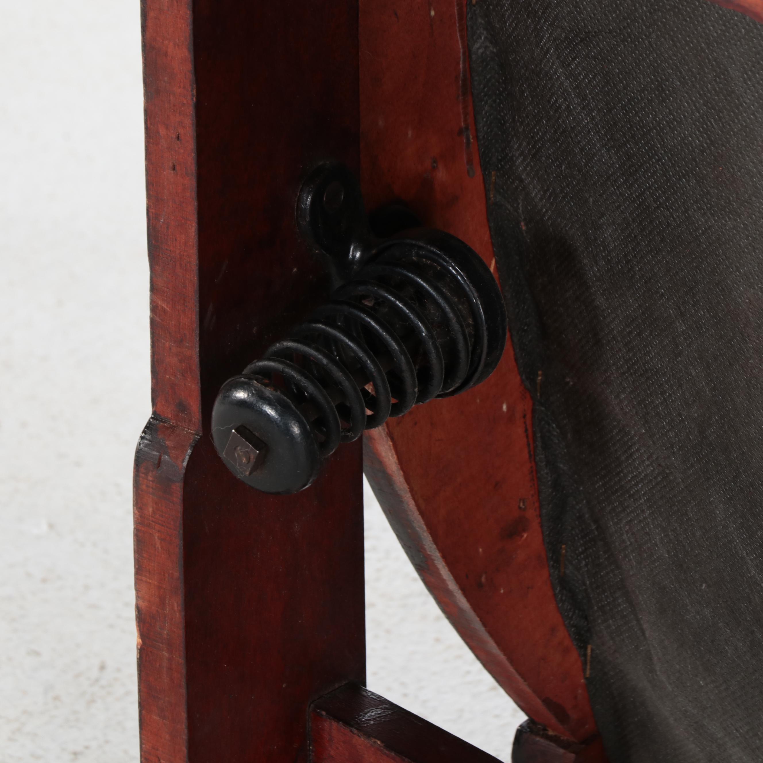 Late Victorian Birch and Needlepoint Platform Rocker, Circa 1900 | EBTH