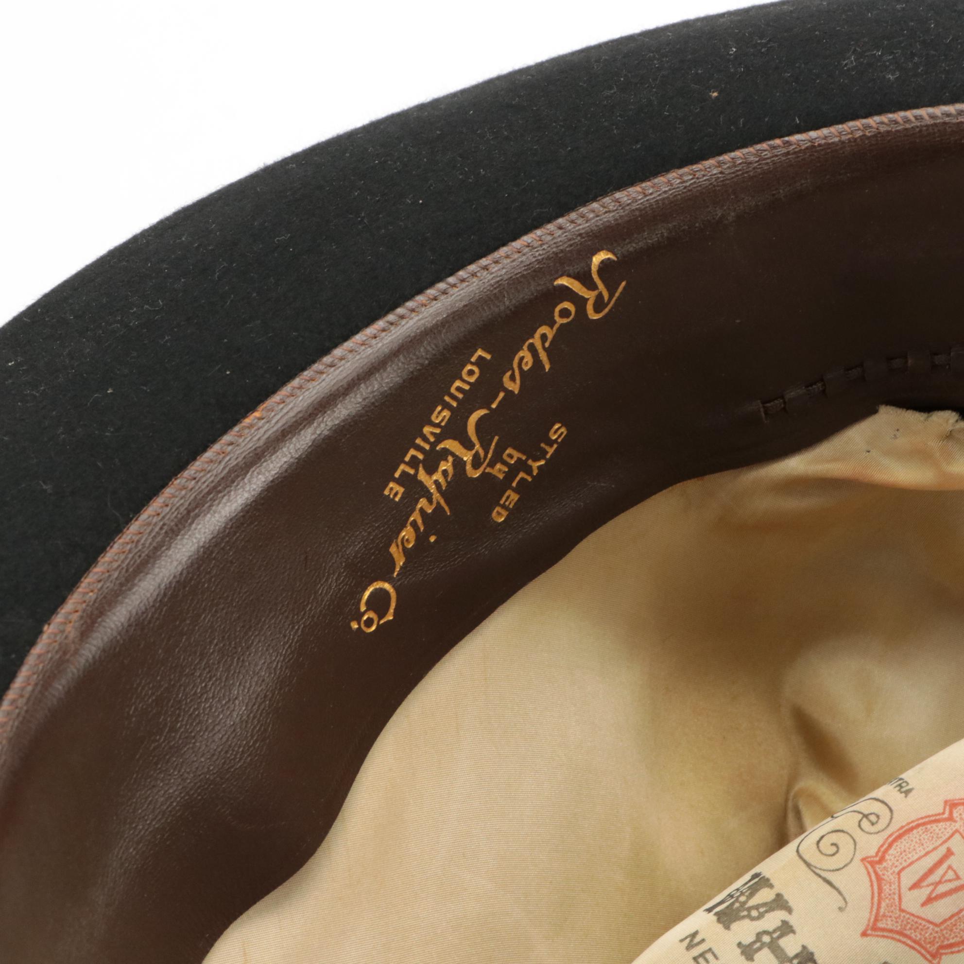 Fur Felt Fedora Owned by Albert Benjamin "Happy" Chandler, 1930s, and ...