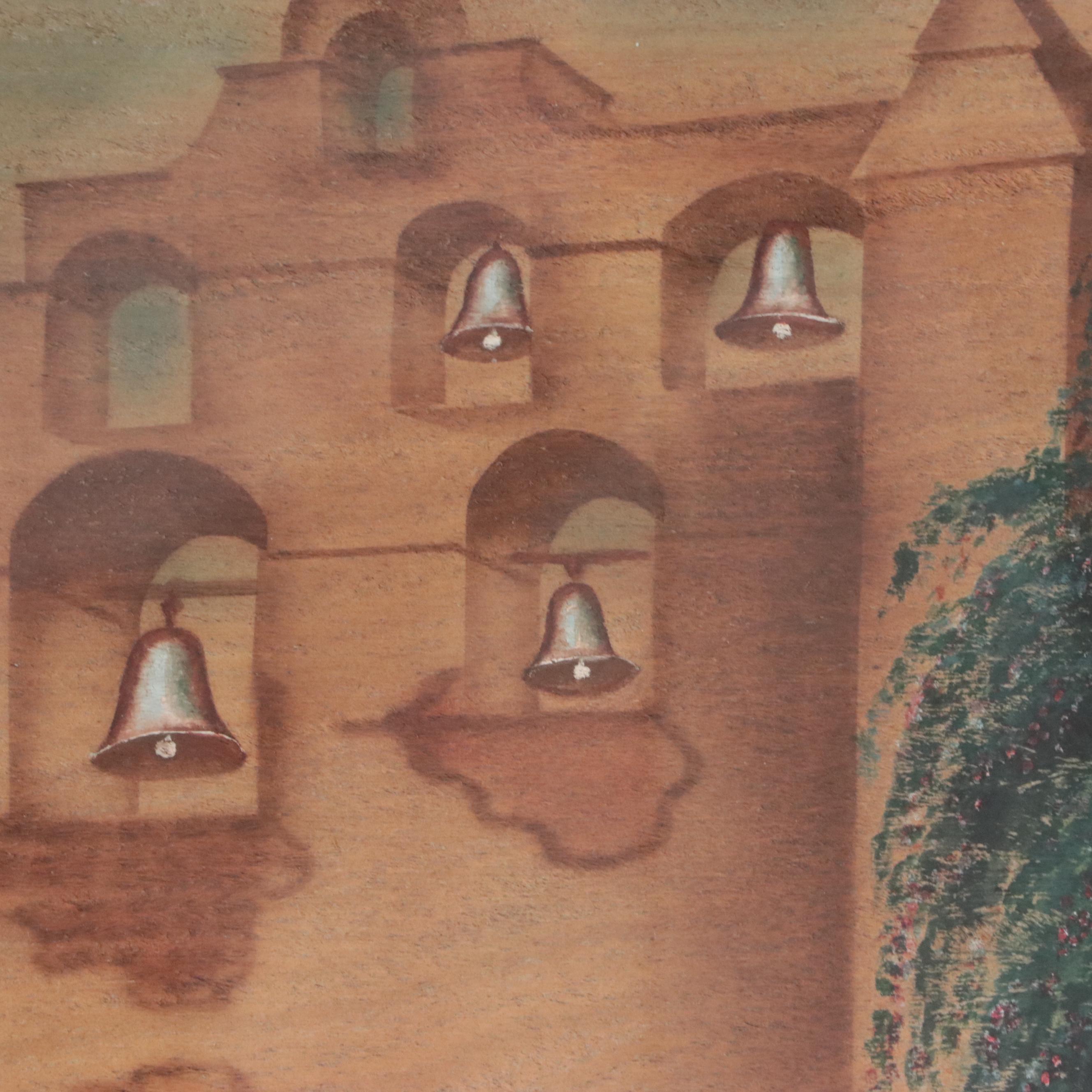 "Bells of San Gabriel" Pyrography and Pigment Painting | Everything But ...