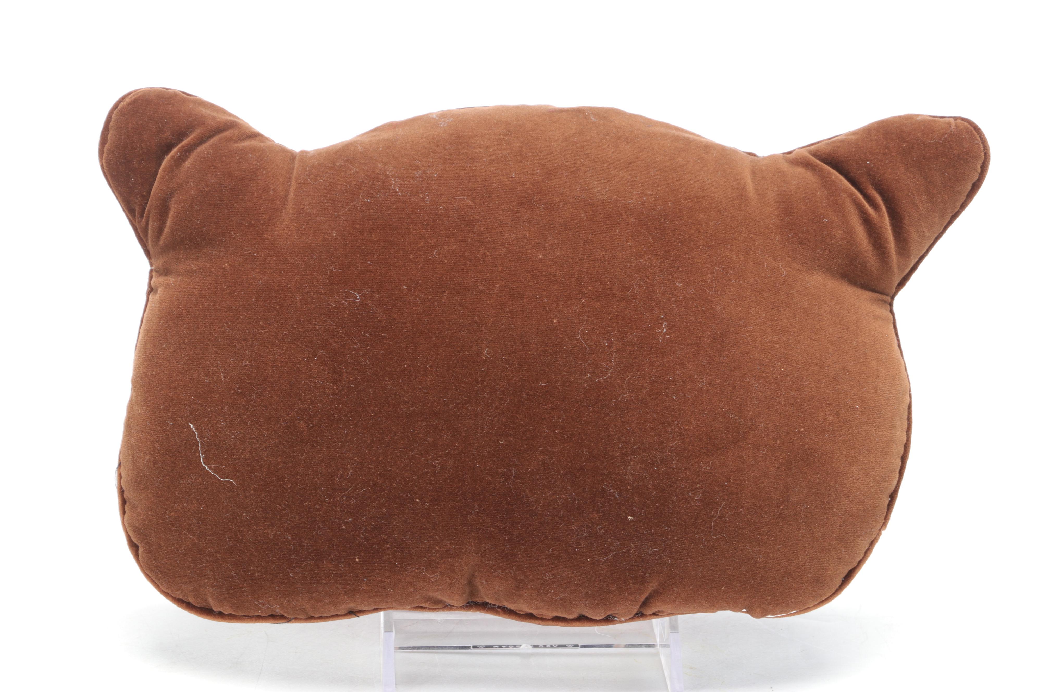 Resin Tiger Footstool with Needlepoint Tiger Pillow & Cubs Door Draft ...