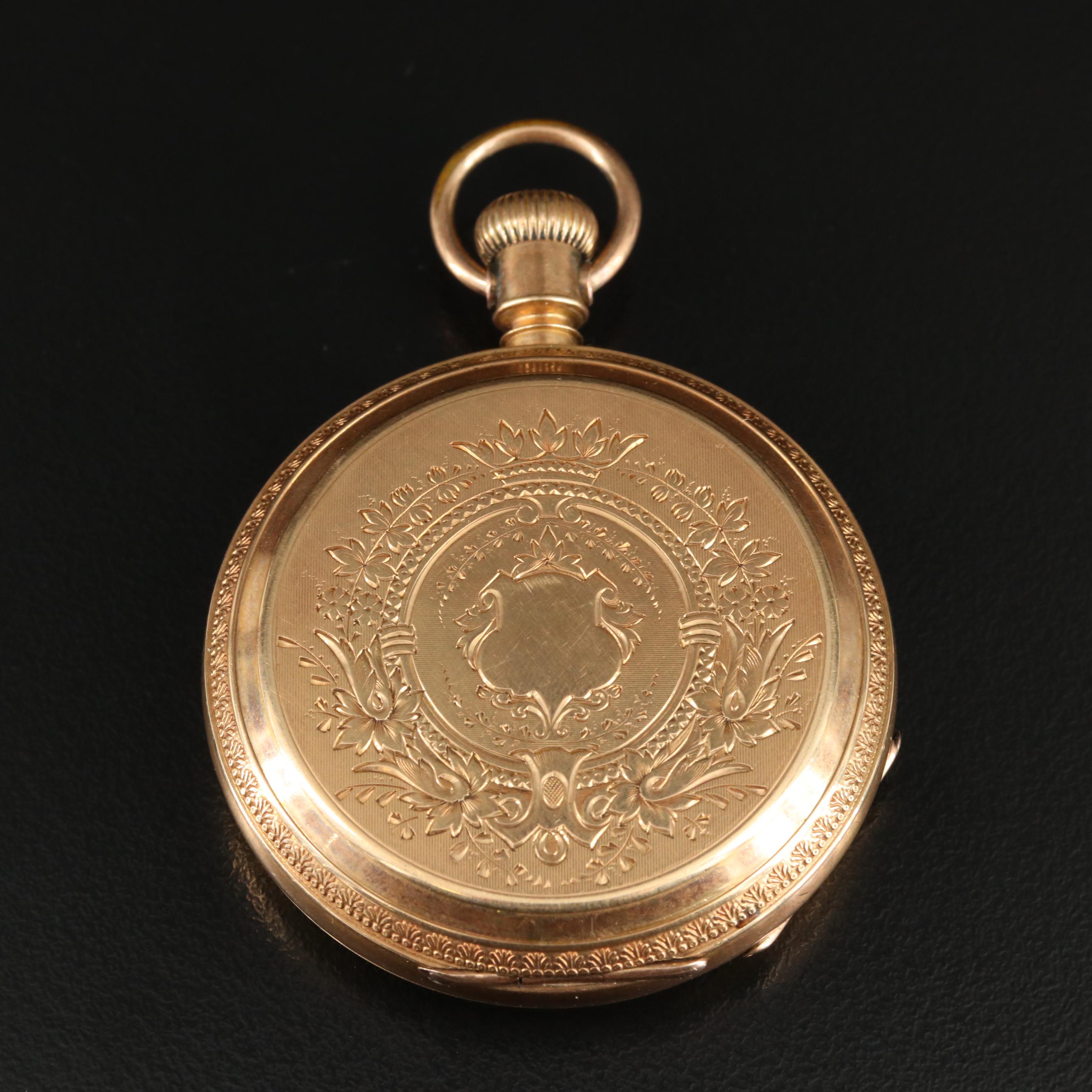 Antique Elgin Key Wind and Set Hunting Case Pocket Watch | EBTH