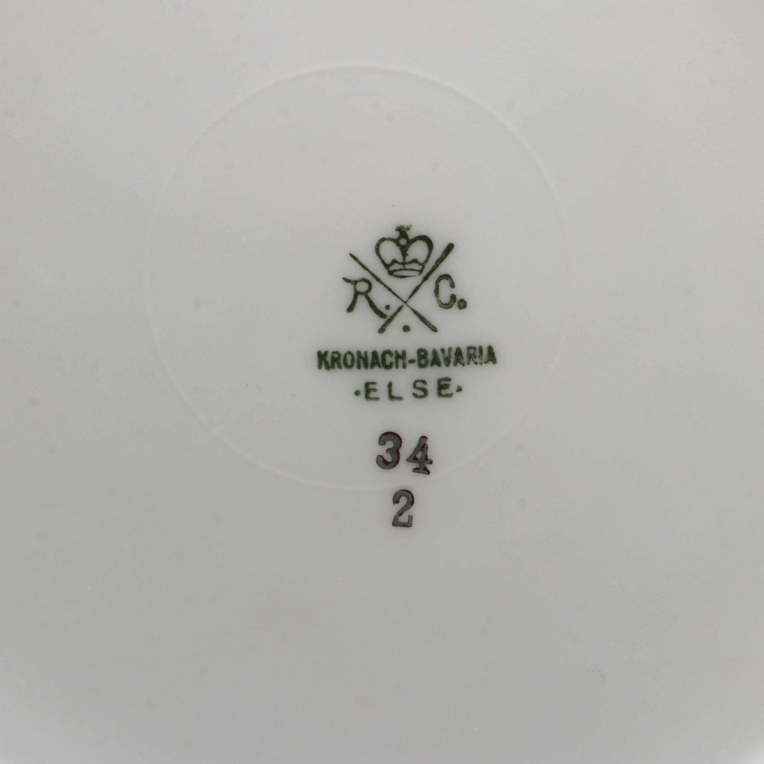 Rosenthal "Else" Floral Gilt Porcelain Dinnerware, Circa 1901 | EBTH