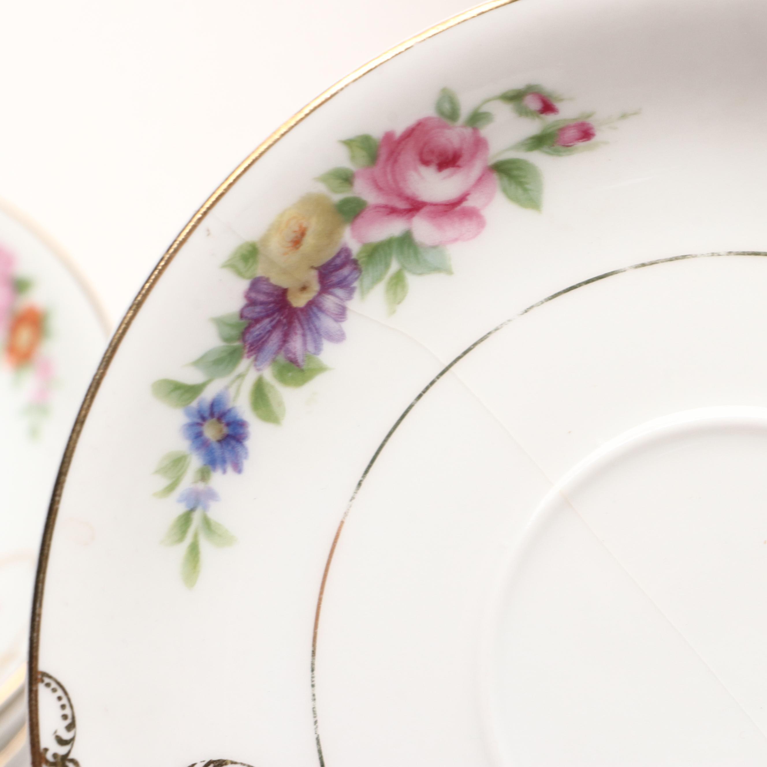 Rosenthal "Else" Floral Gilt Porcelain Dinnerware, Circa 1901 | EBTH