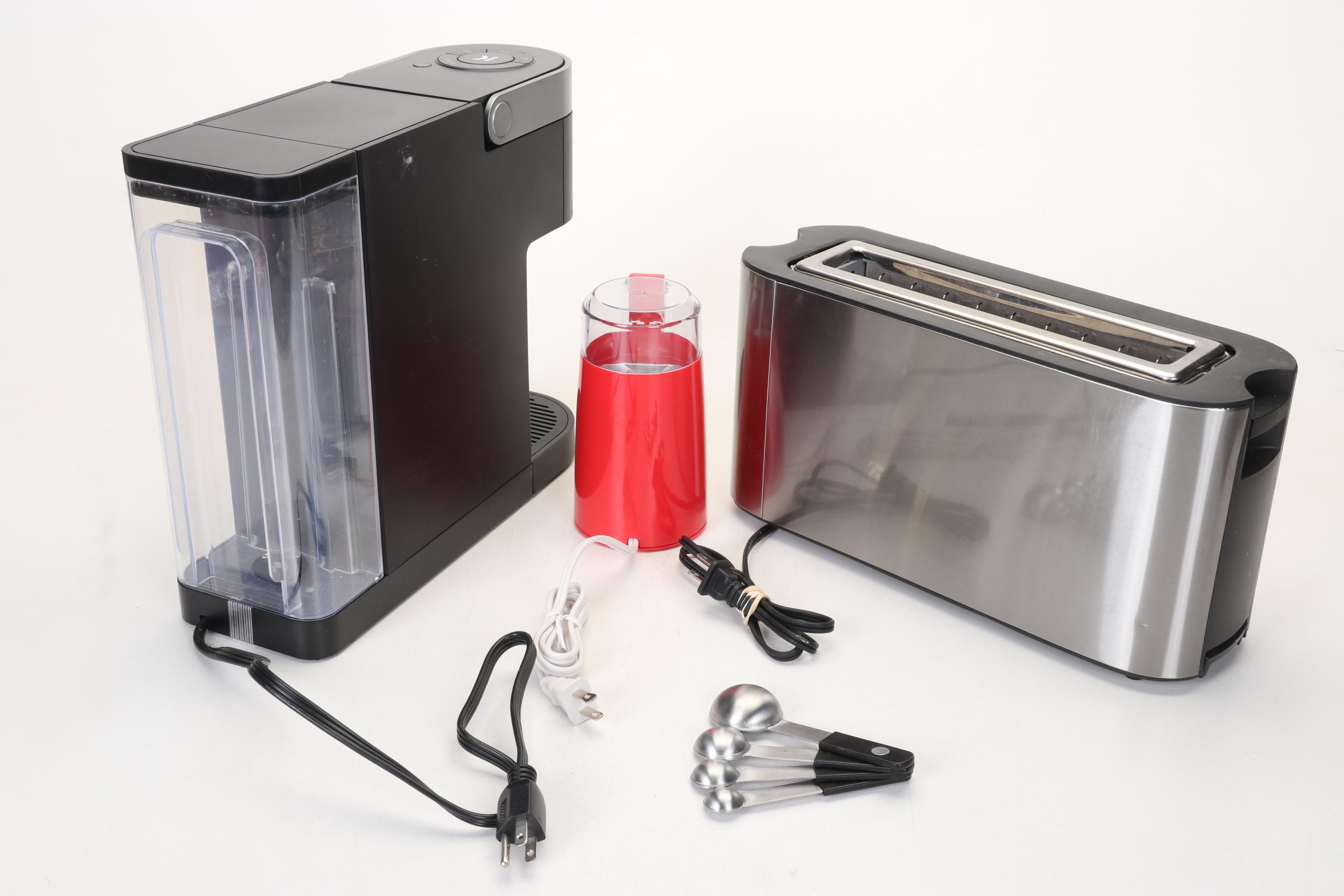 Keurig K-Cup Coffee Maker, Mueller Grinder & Lofter Toaster Breakfast ...