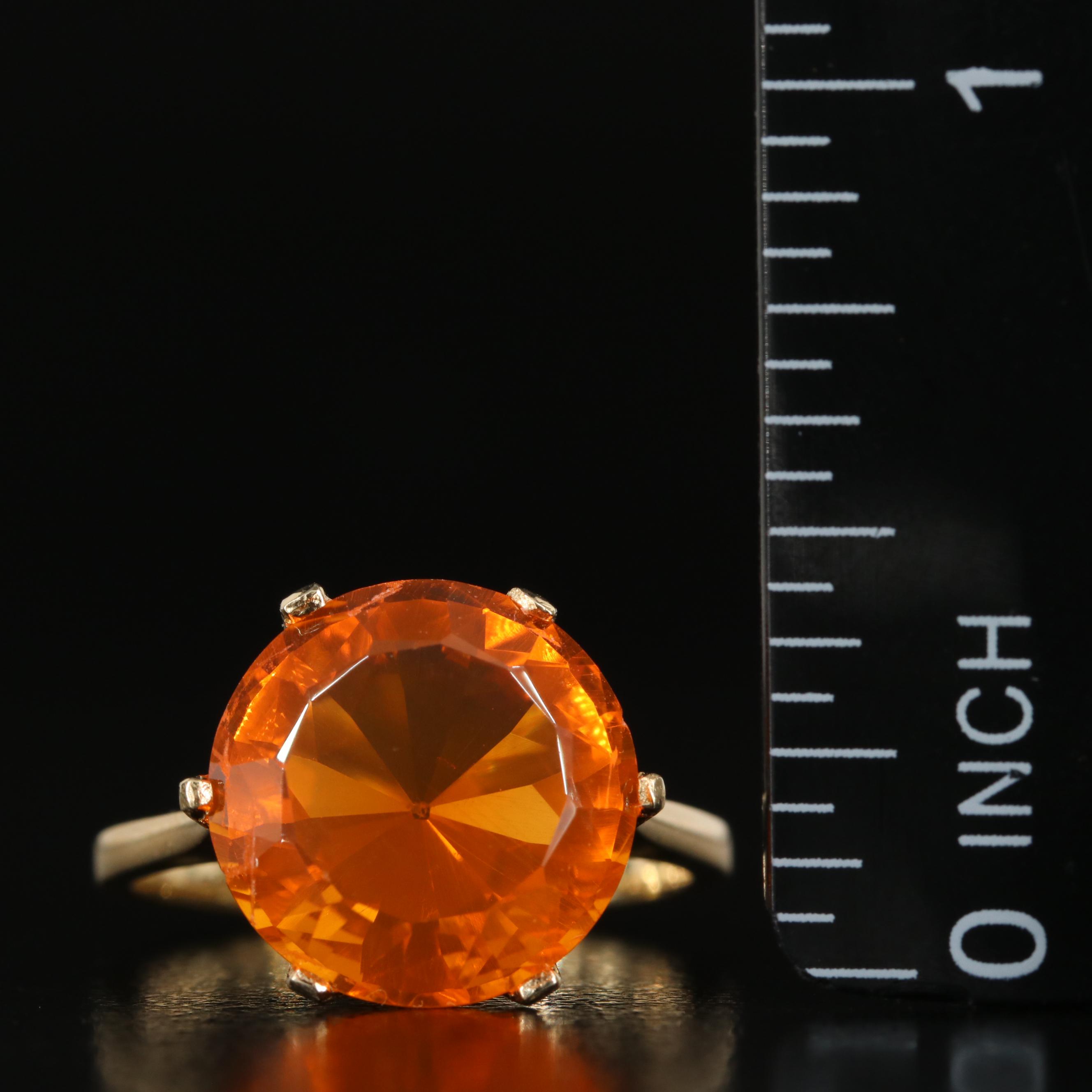 14K Fire Opal Ring | EBTH