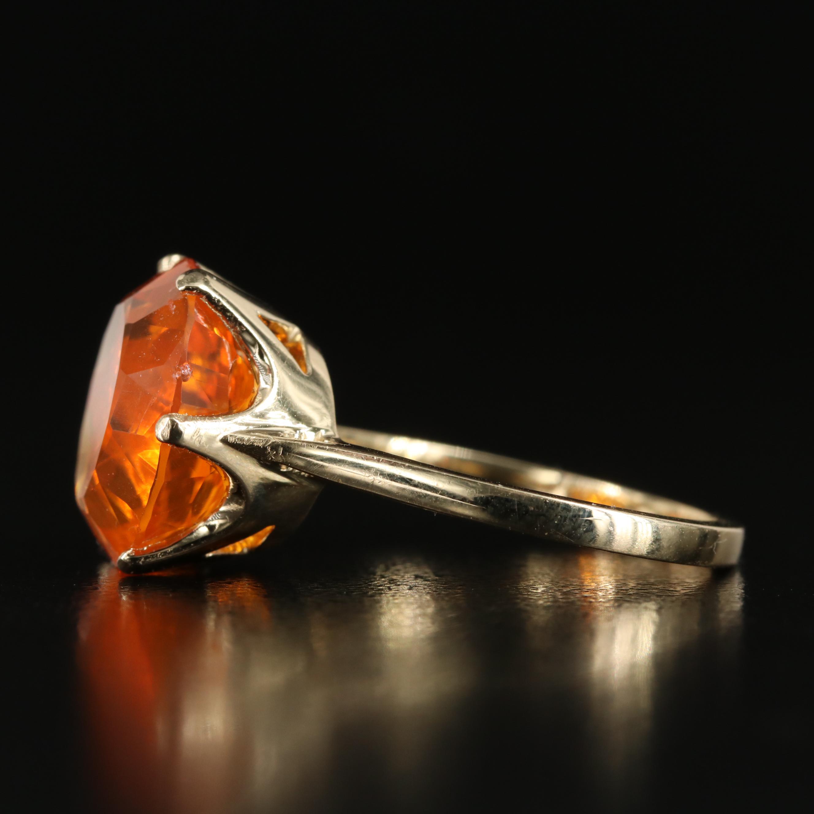 14K Fire Opal Ring | EBTH