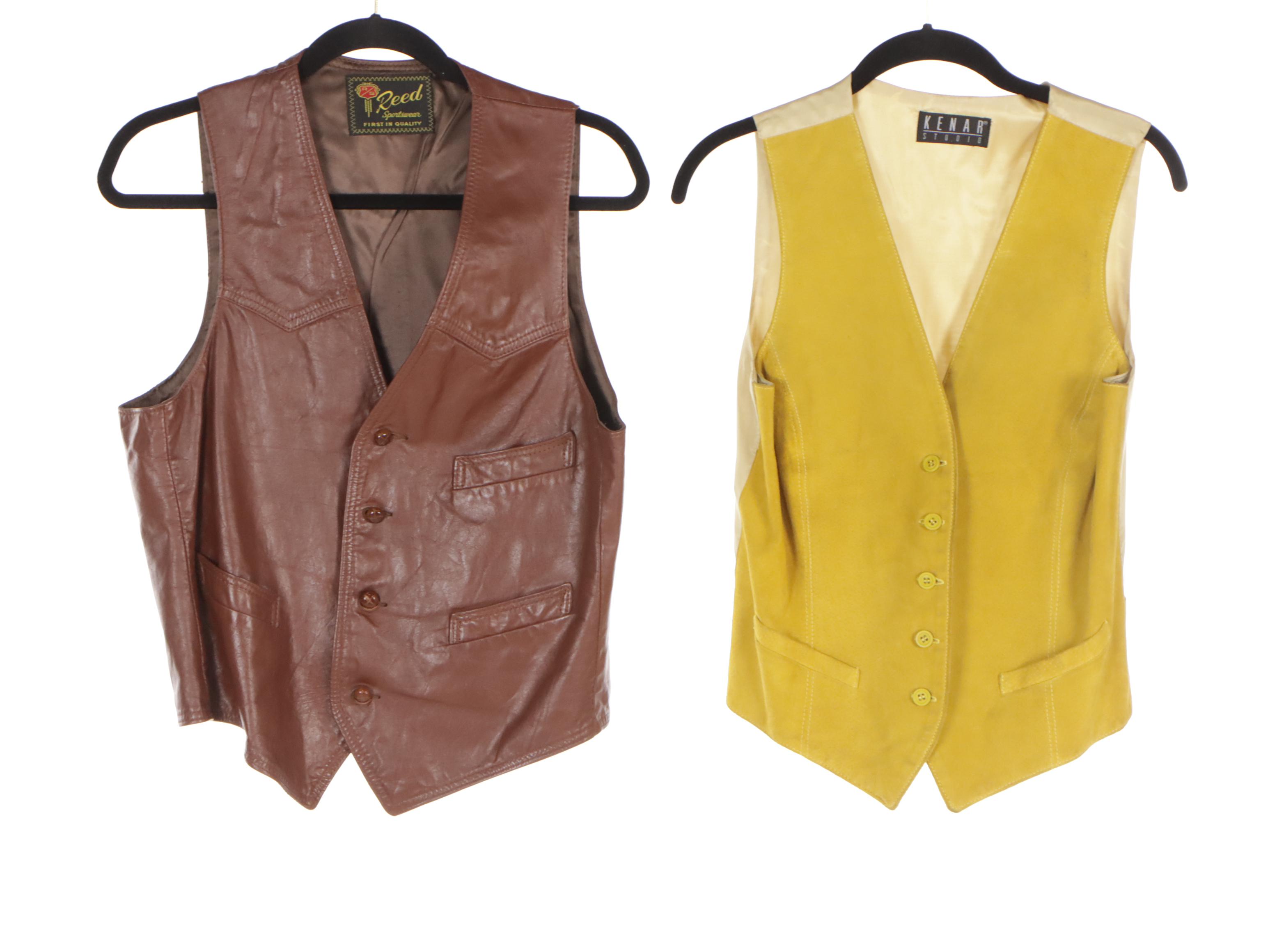 Men's Reed Vest & Woman's Kenar Studio Vest with America Retro Boy's ...