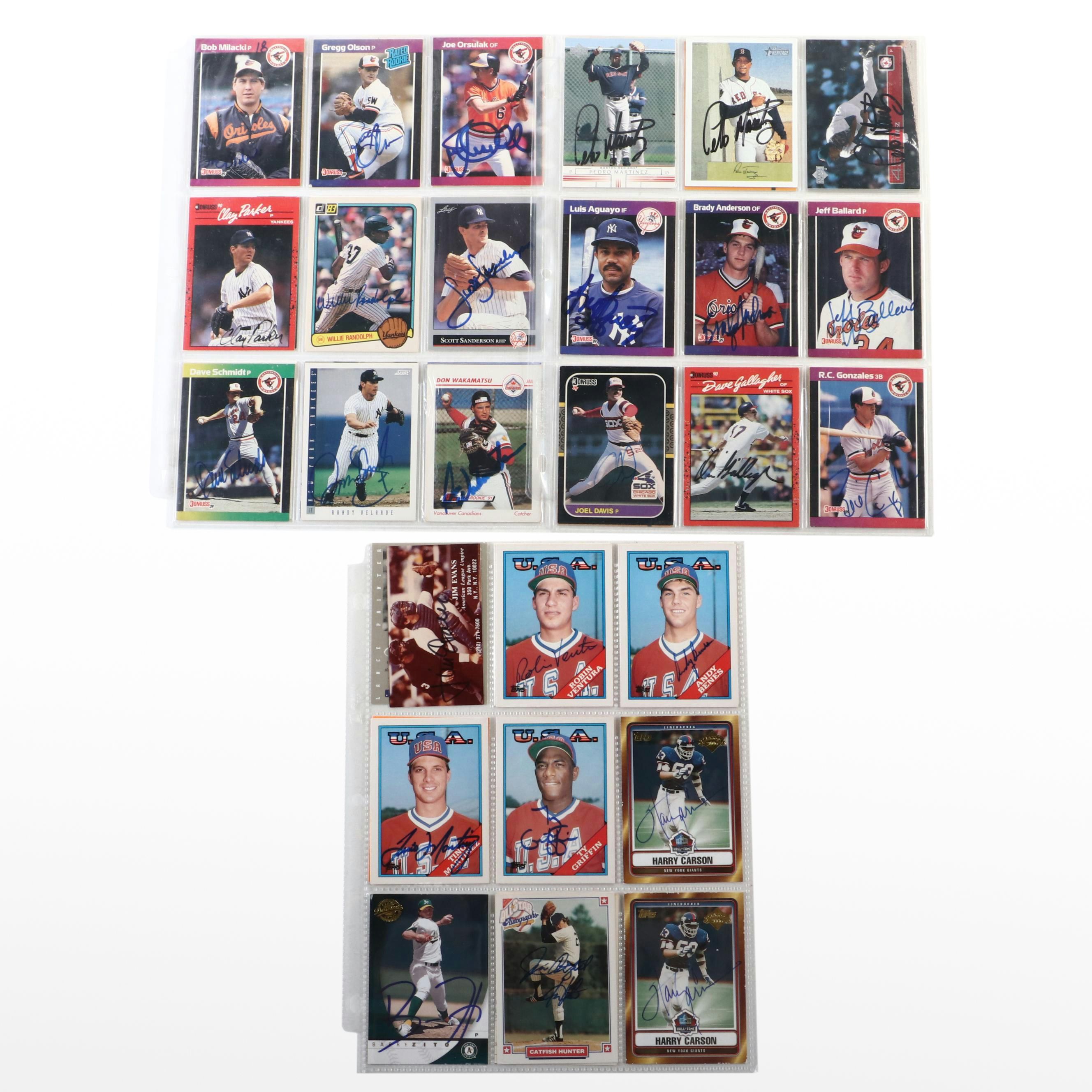 Paul Molitor, Pedro Martinez, George Brett, and More Signed Baseball ...