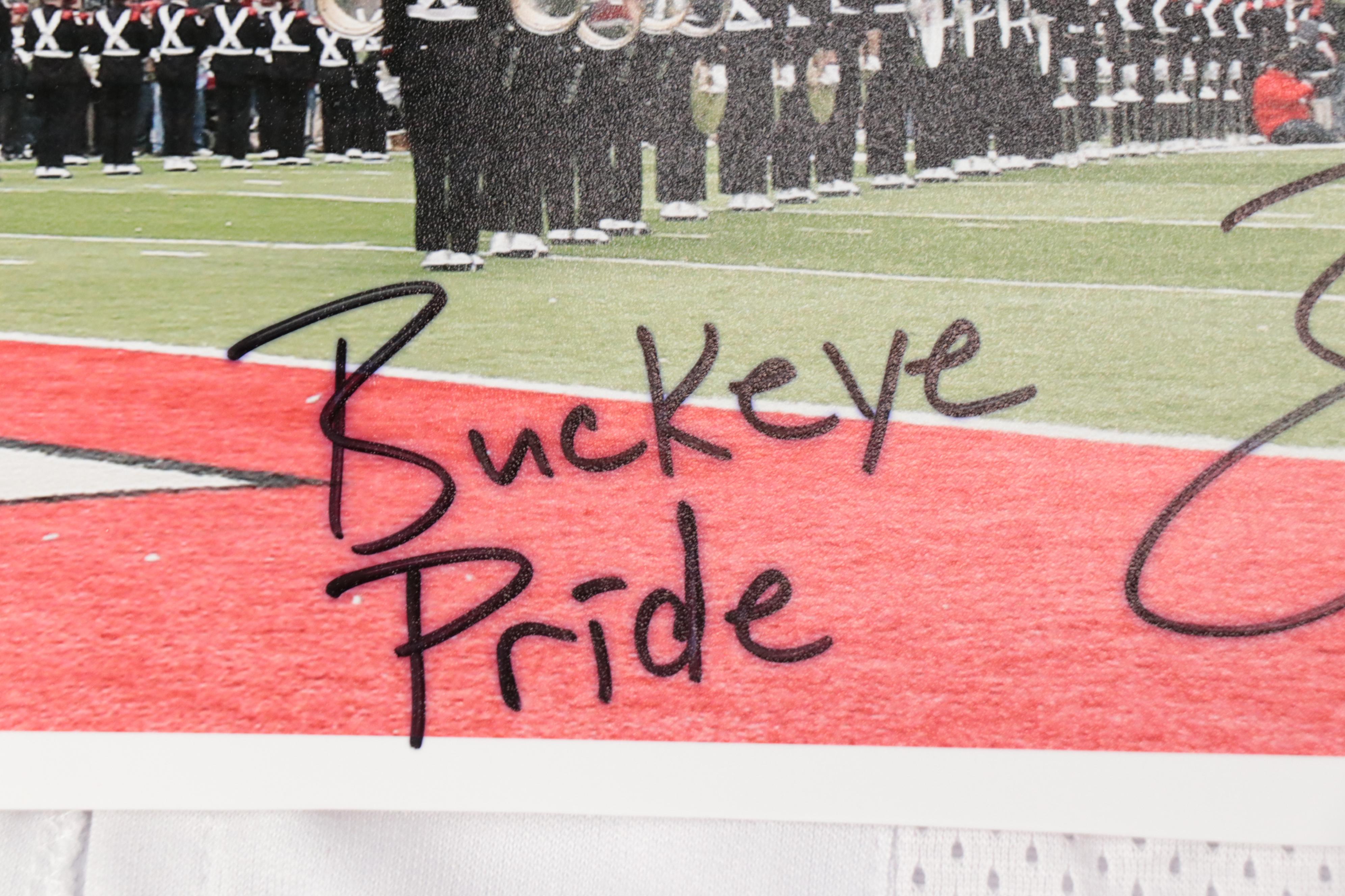 Cardale Jones Signed Ohio State Jersey with Mailk Hooker Signed Print ...