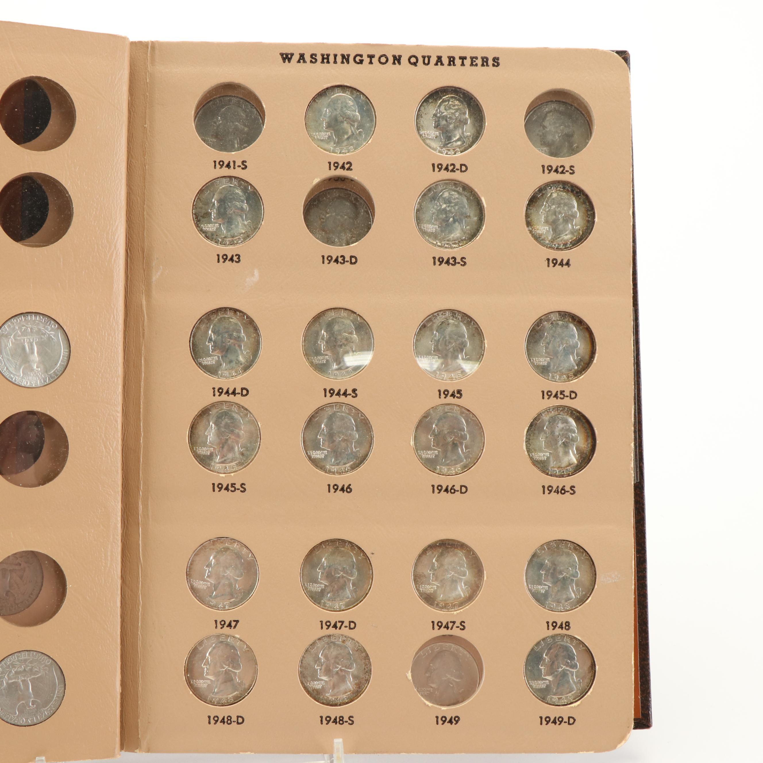 Collection of 150 Washington Quarters, Including 74 Silver Quarters | EBTH