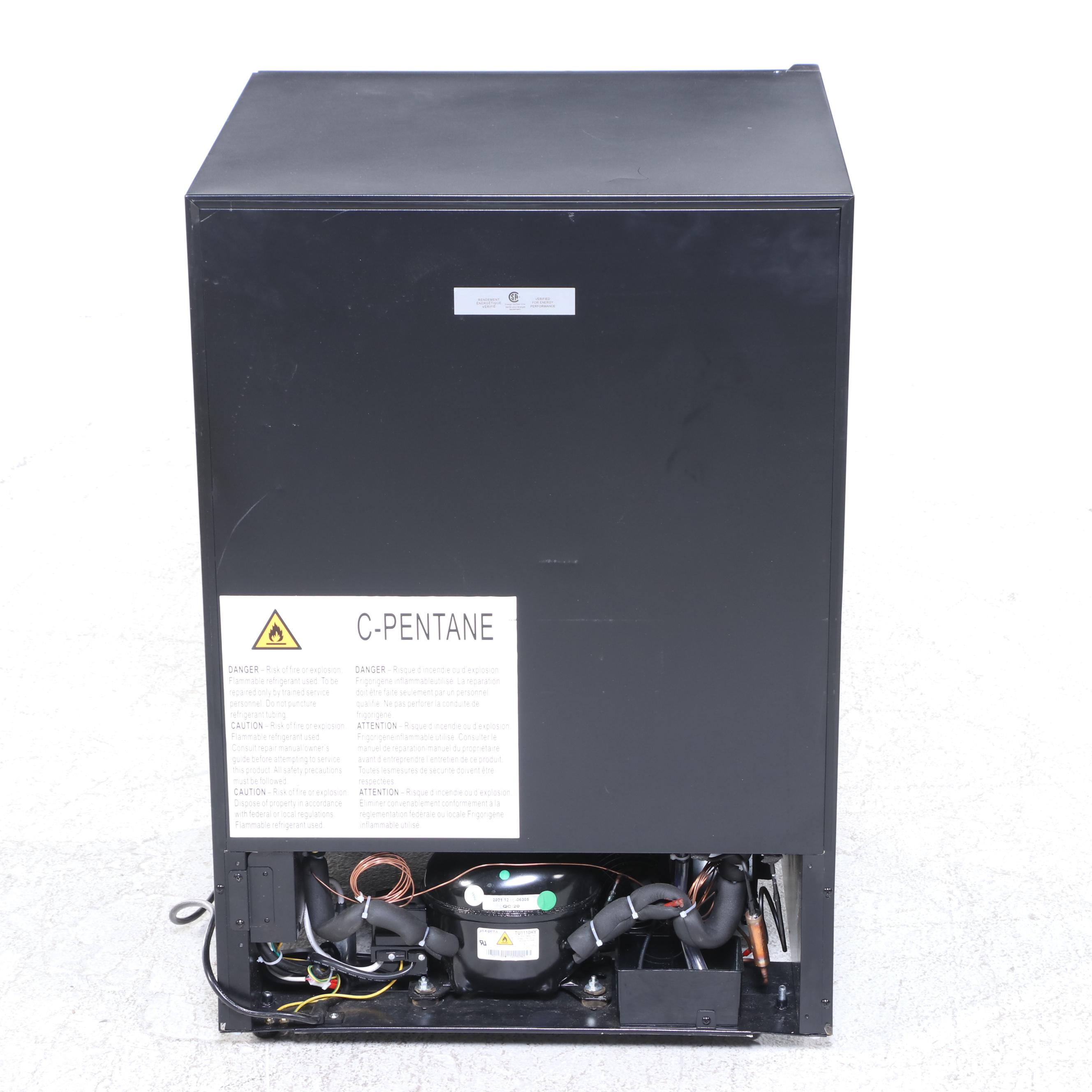 Zephyr Black Wine Chiller Refrigerator | EBTH