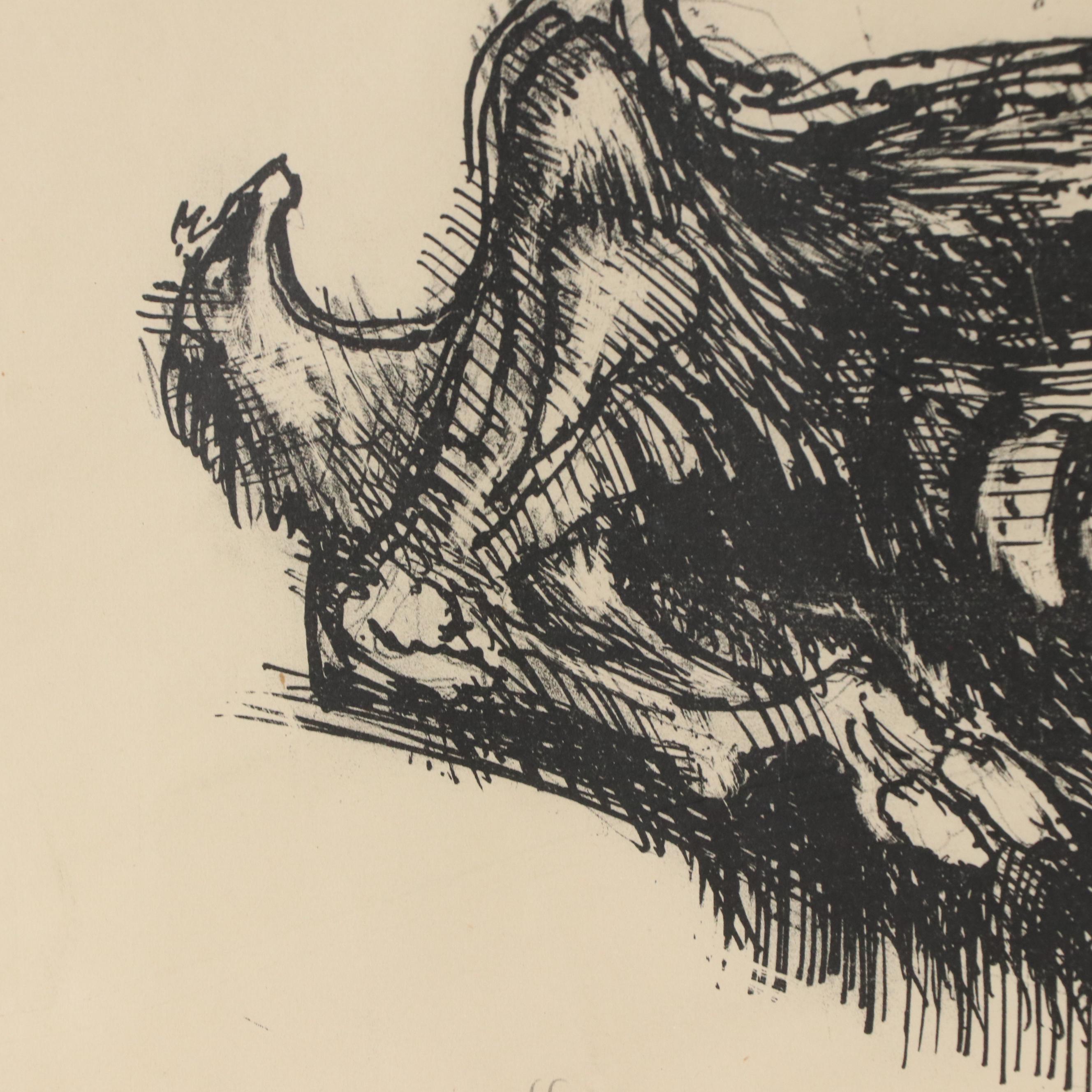 Lithograph of Animal, 1954 | Everything But The House