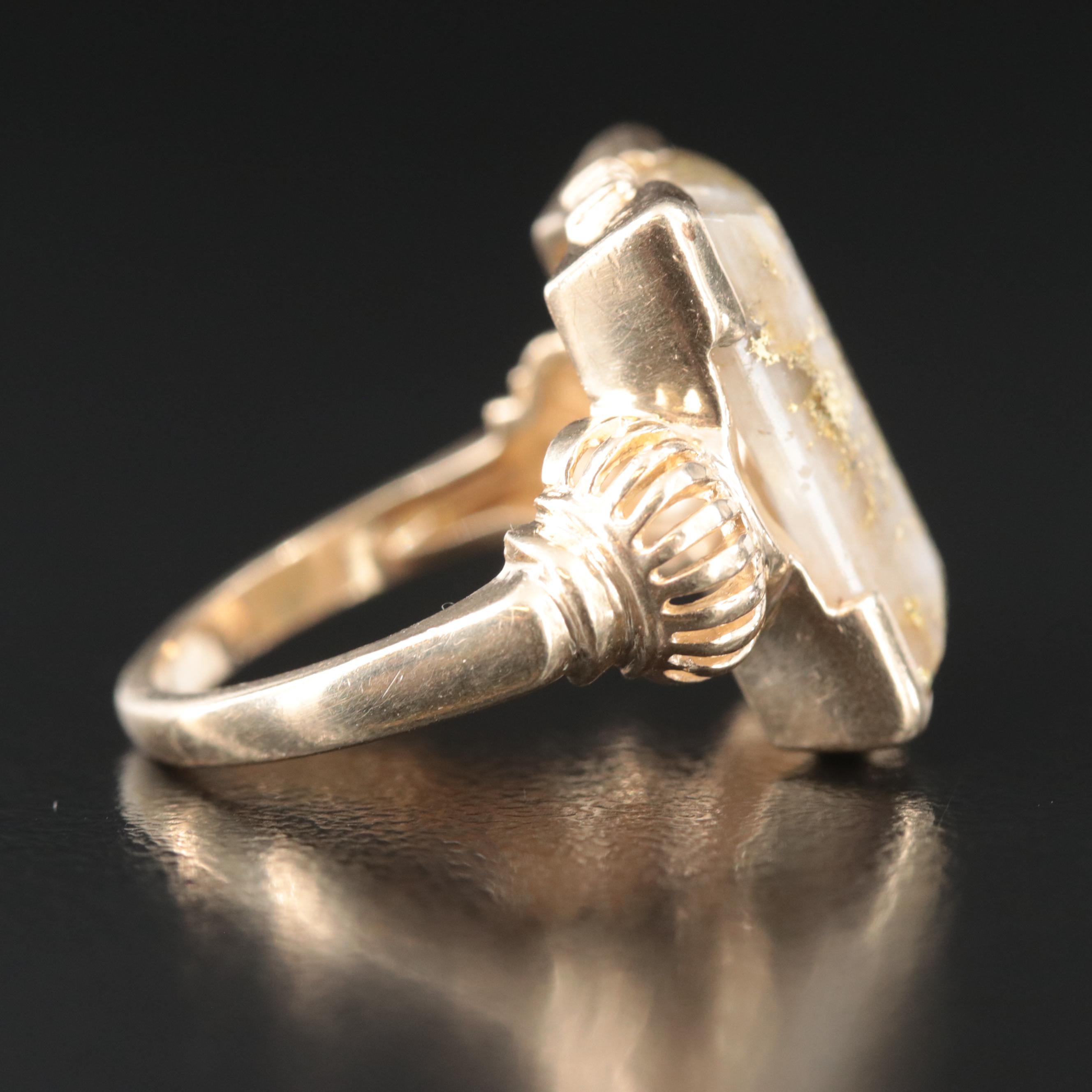 10K Native Gold Ring | EBTH