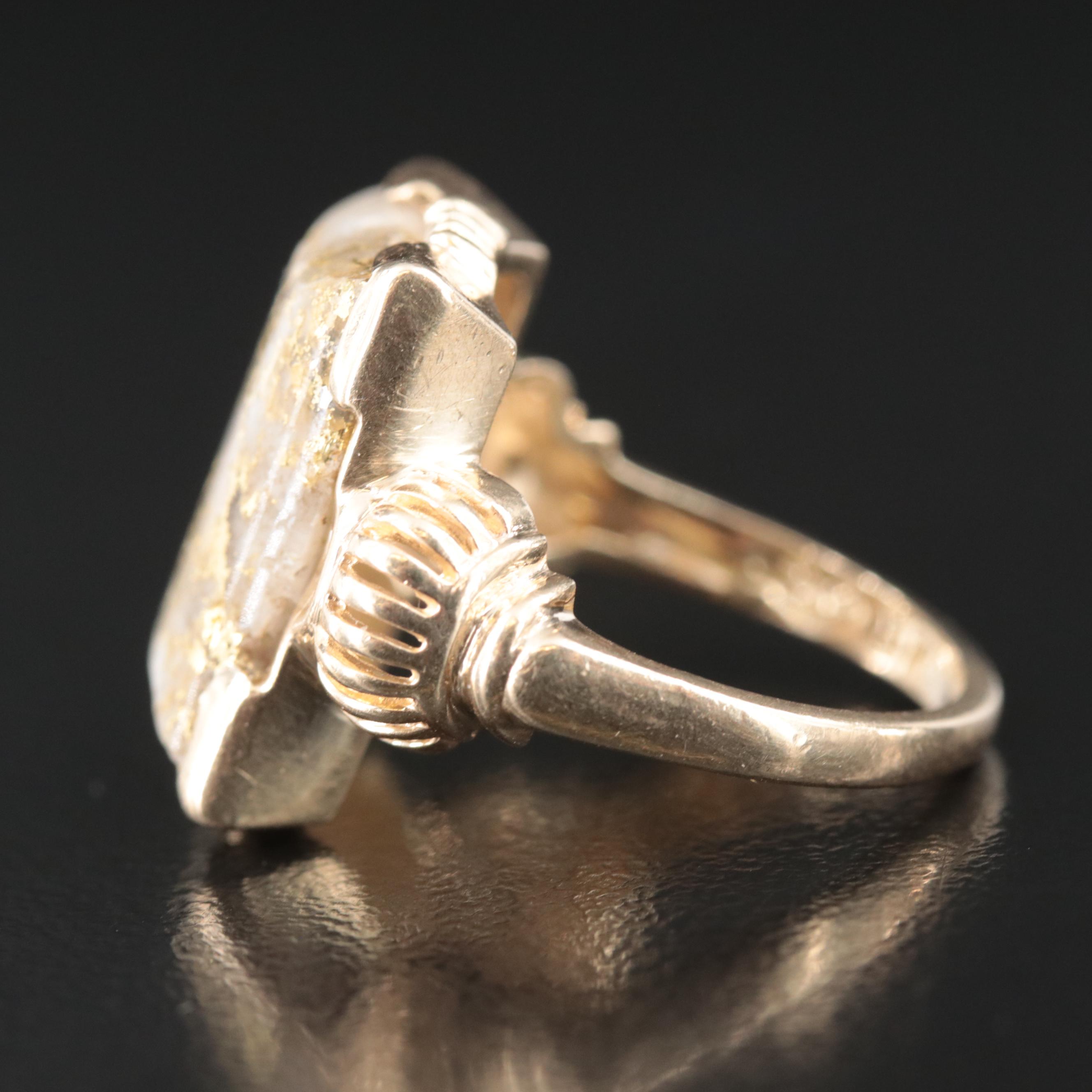 10K Native Gold Ring | EBTH