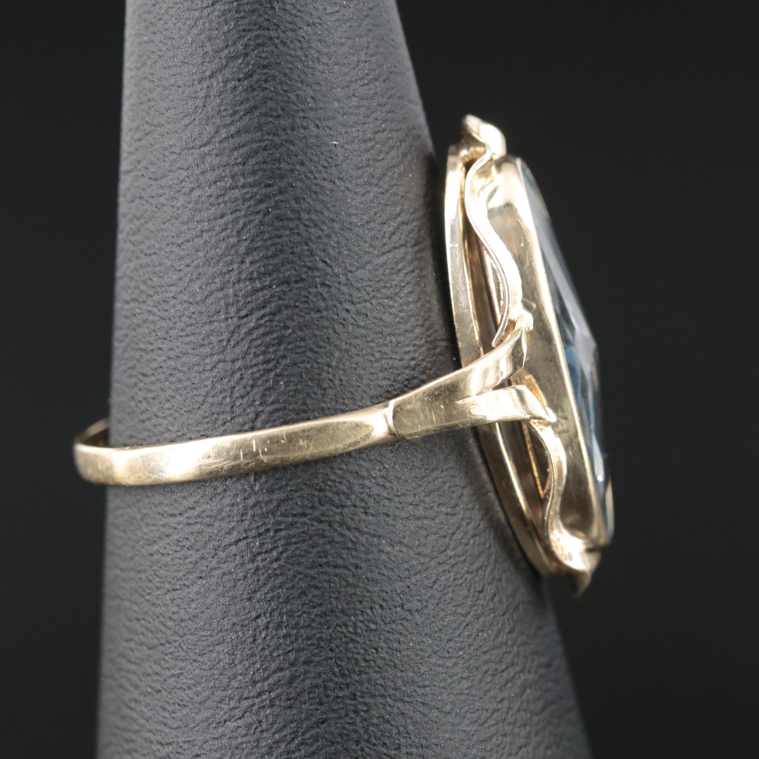 14K Spinel Fluted Ring | Everything But The House