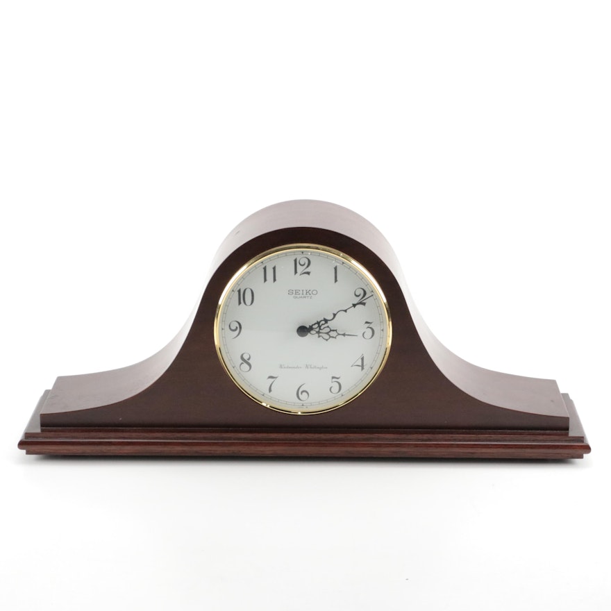 Seiko Mantel Clock Featuring Westminster Whittington Chime Ebth