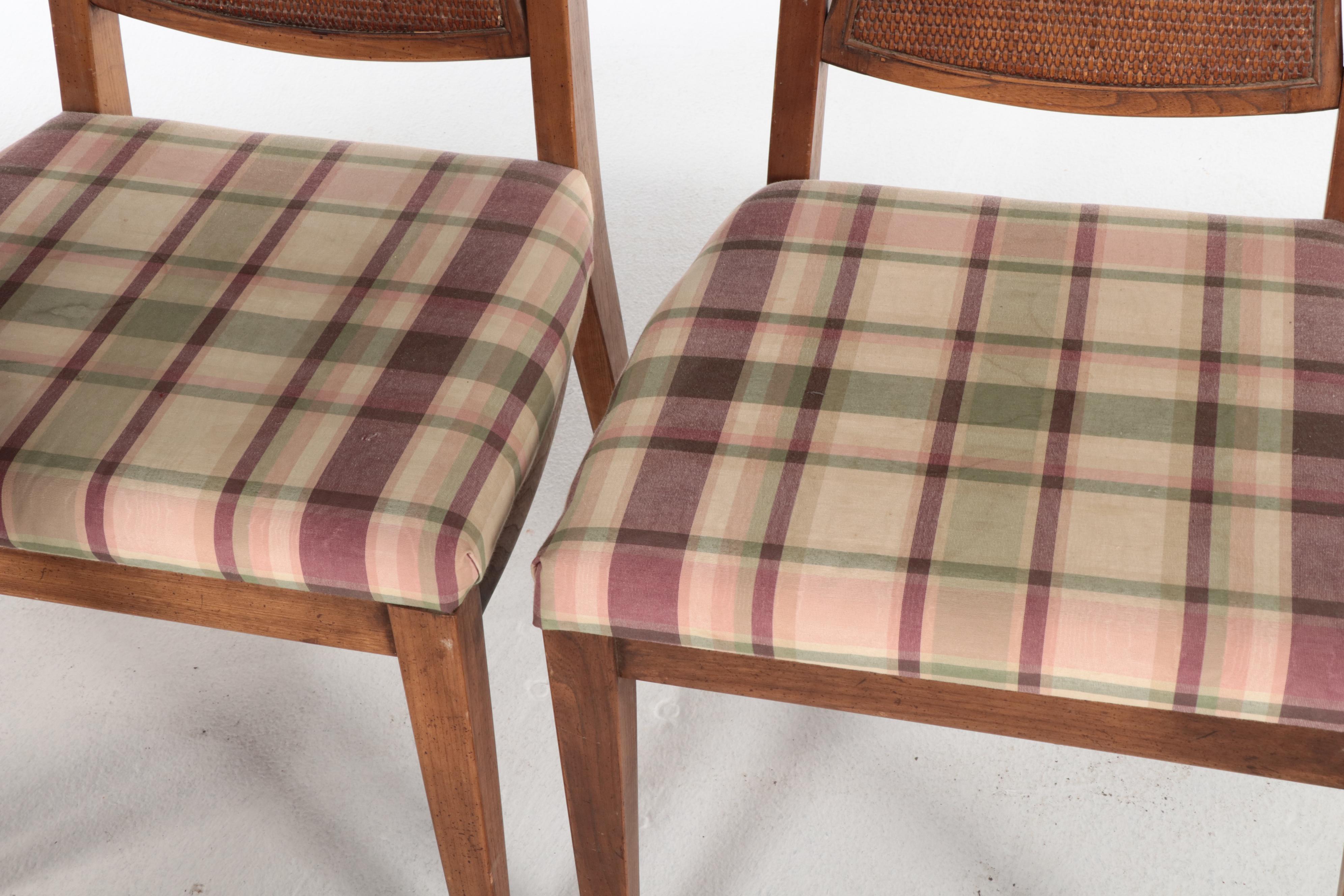 Basic Witz Danish Modern Teak and Tile Drop-Leaf Dining Table with Six ...