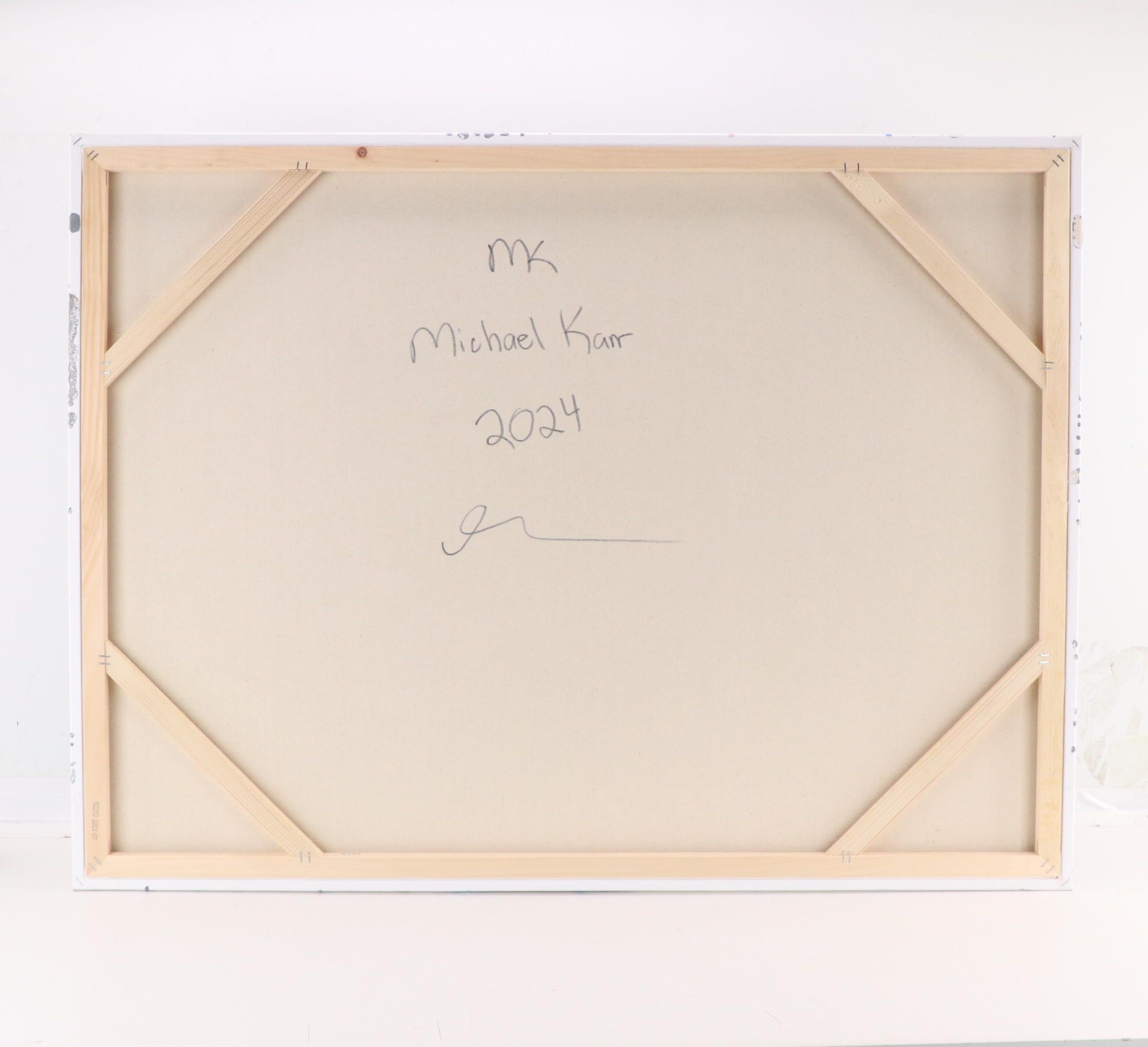 Michael Karr Abstract Expressionistic Acrylic Painting, 2024 ...