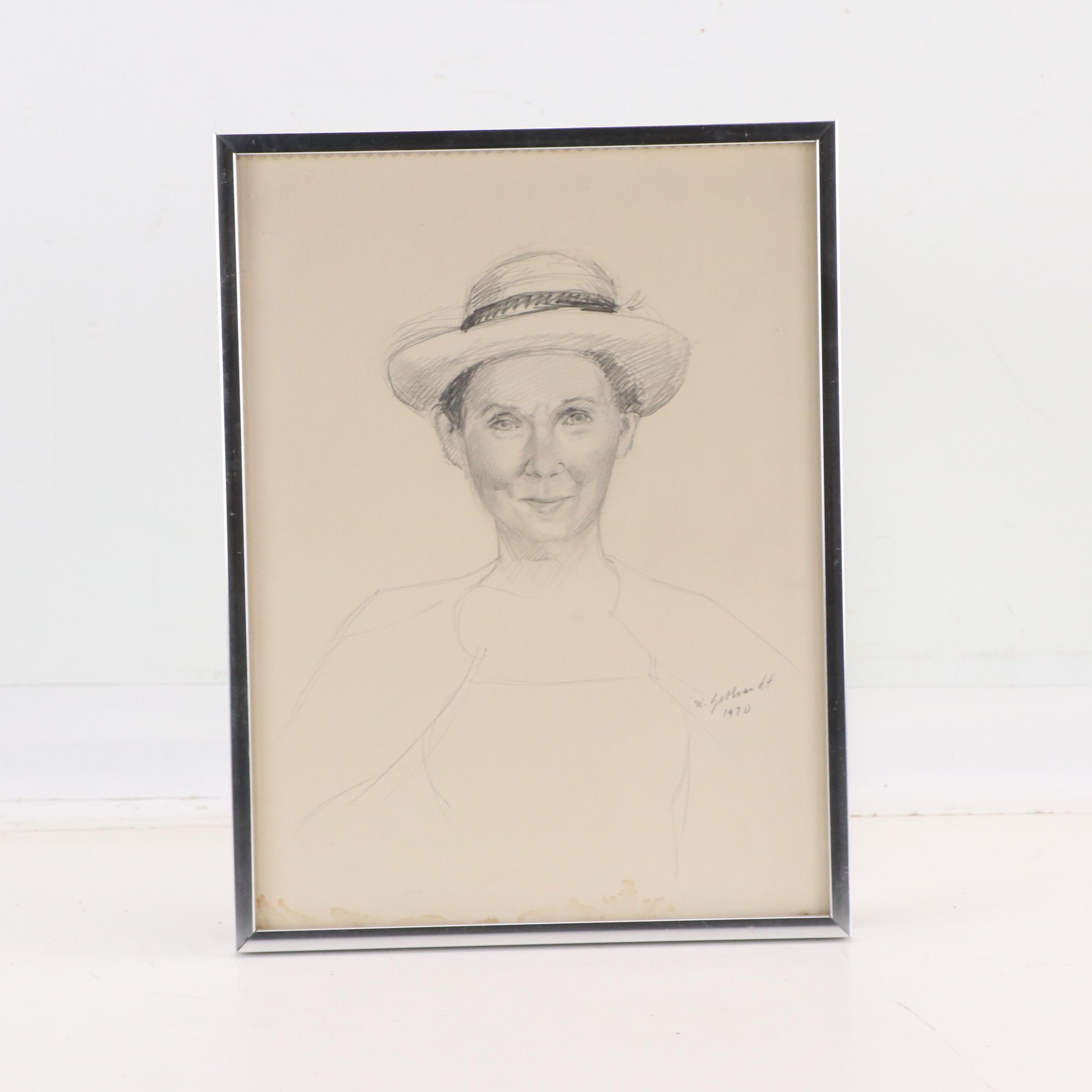 Henry Chodkowski Landscape Lithograph "Knossos," 1973, and More | EBTH