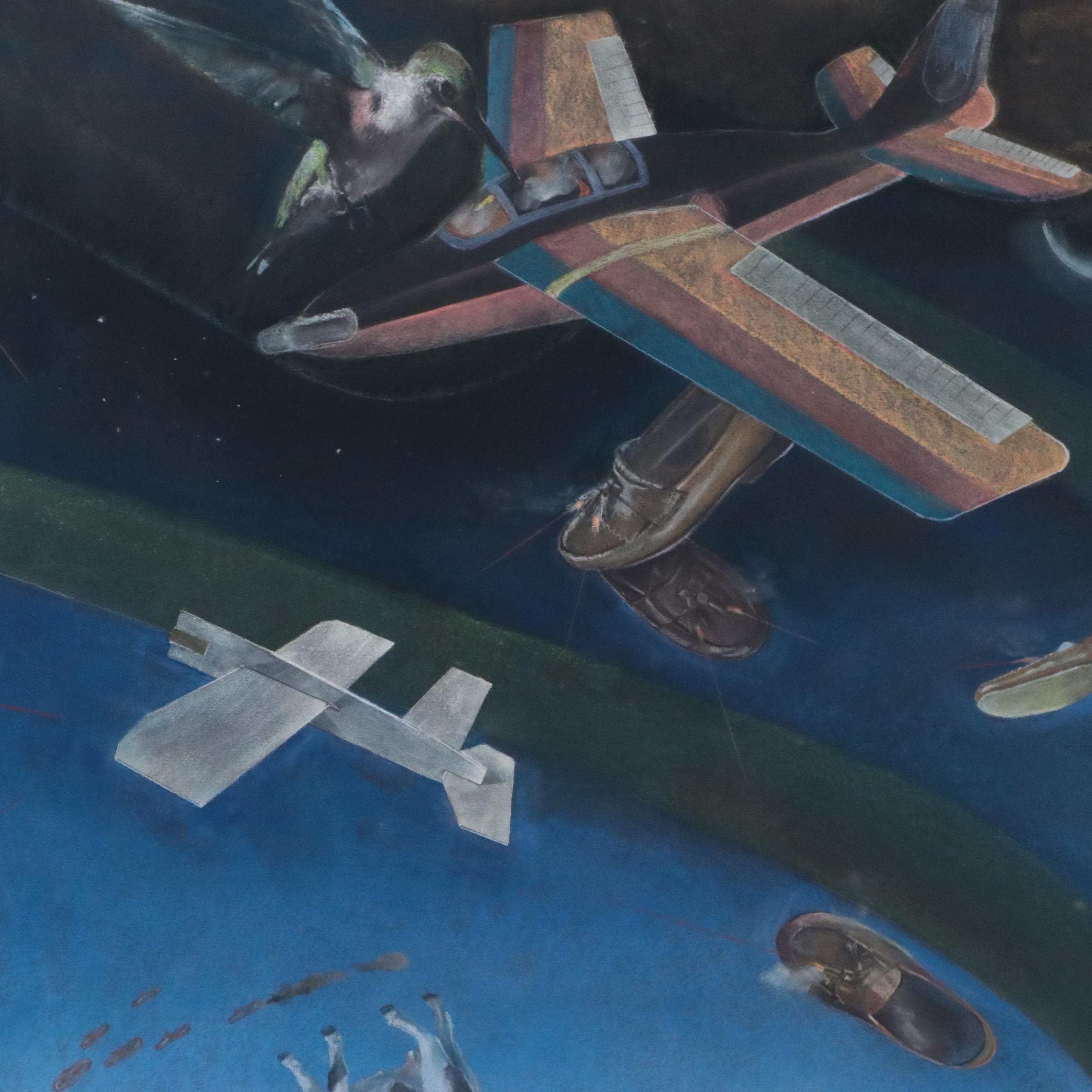 Del Holt Surreal Pastel Drawing | EBTH