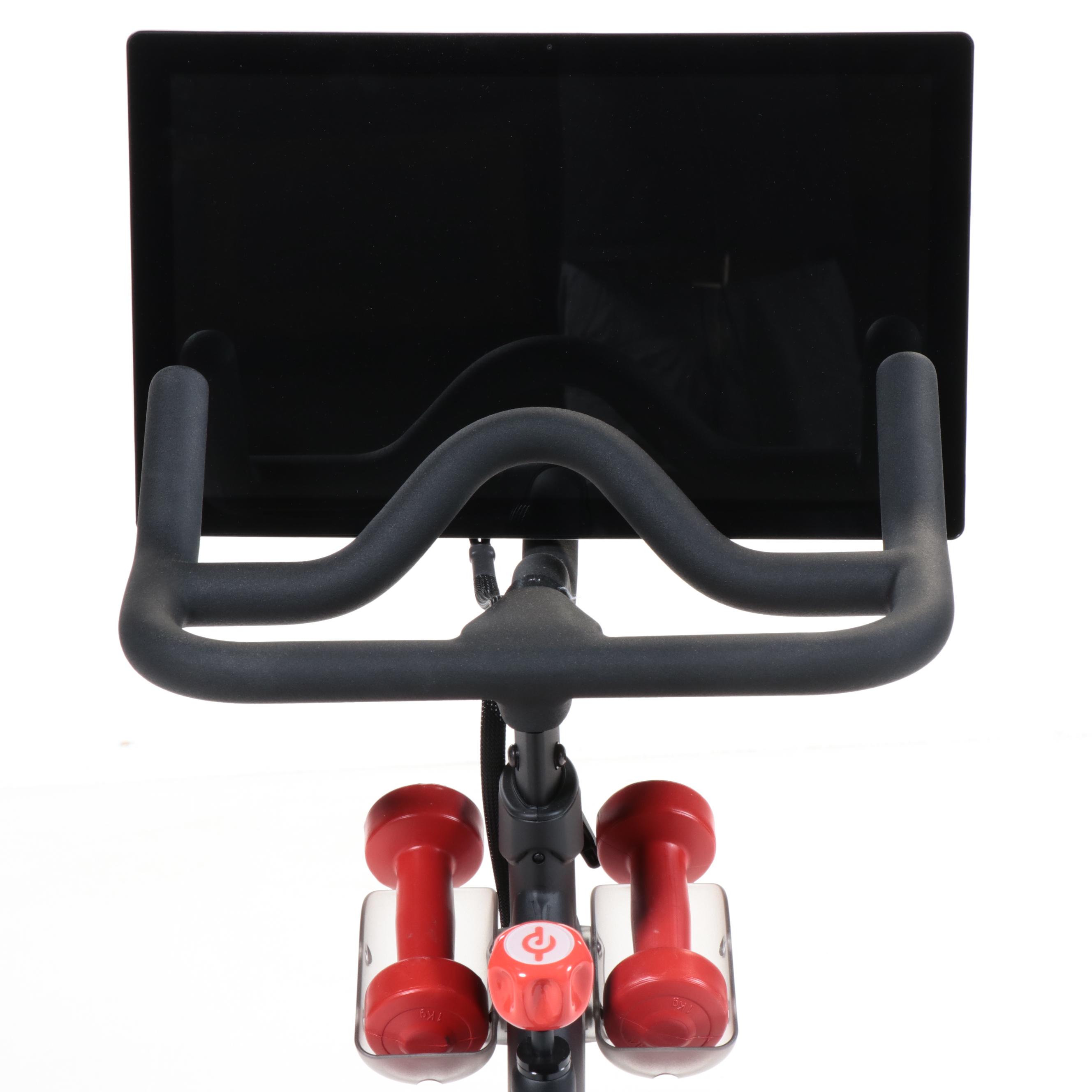Peloton Stationary Bike with Screen & Dumbbells, Paperwork, 21st ...