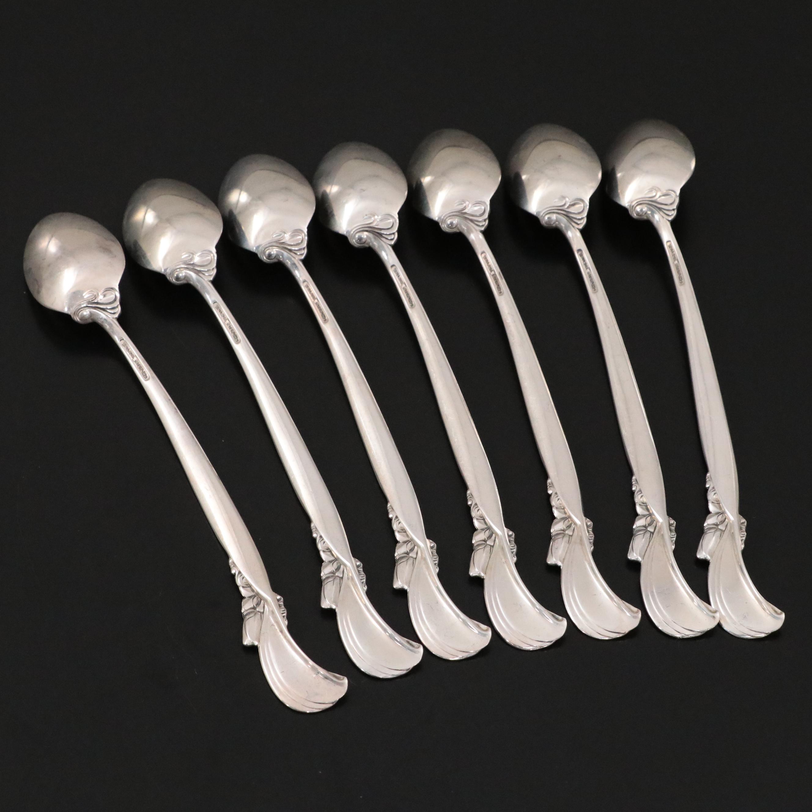 Wallace "Waltz of Spring" Sterling Silver Iced Tea Spoons | EBTH
