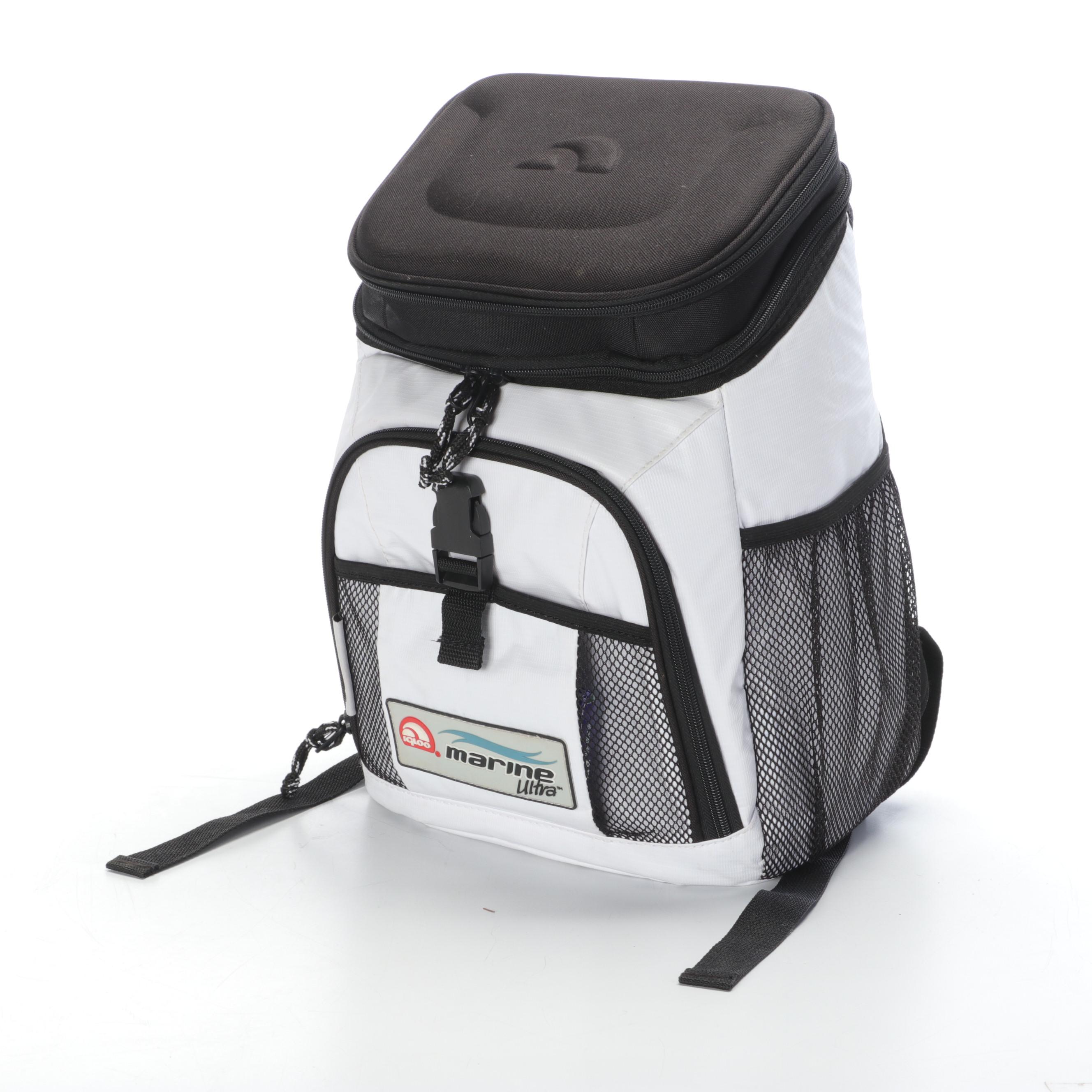 Igloo Marine Ultra Backpack Cooler with Lanterns and Other Outdoor Gear ...