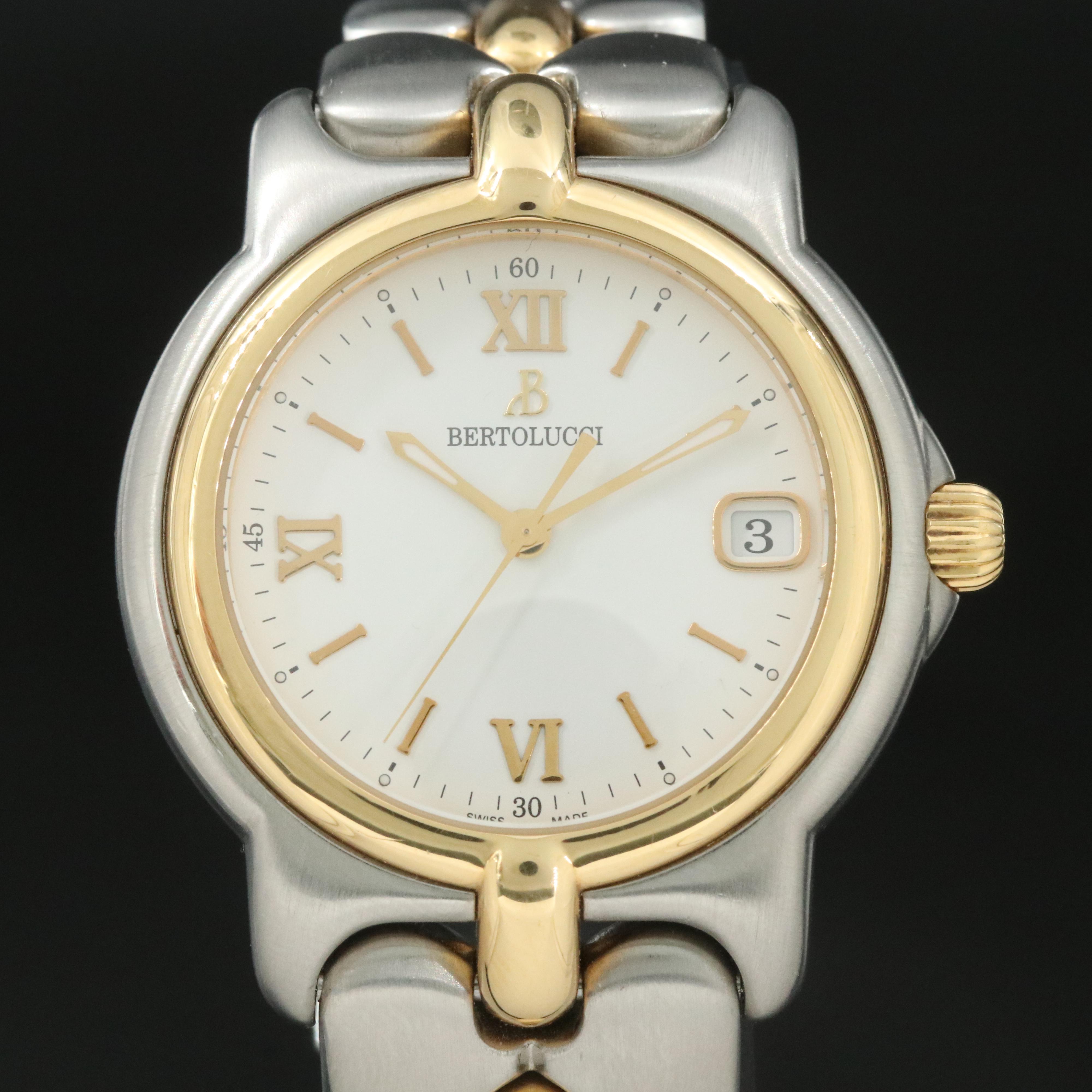 Bertolucci Pulchra 18K and Stainless Steel Quartz Watch | EBTH