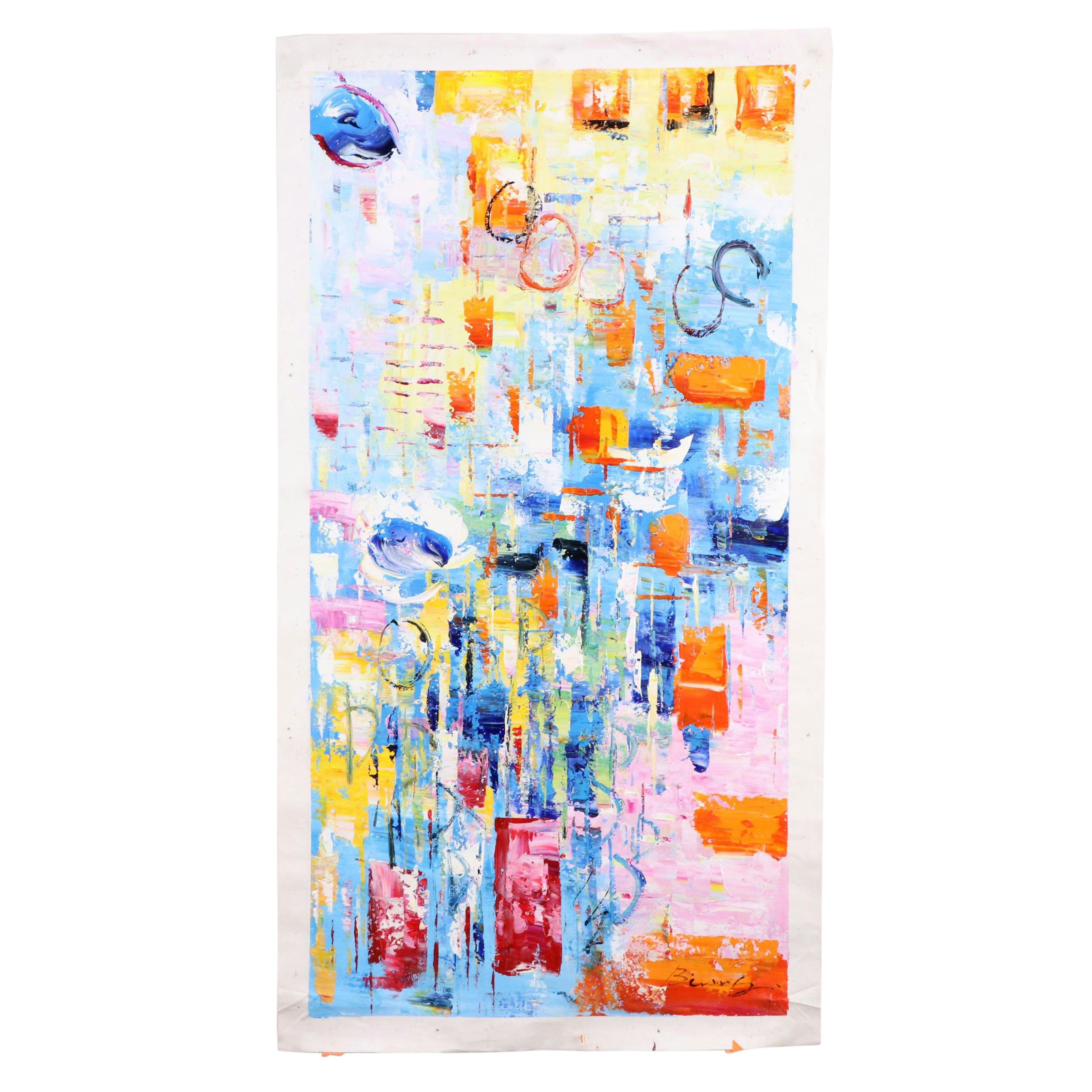 Bing Large-Scale Abstract Oil Painting, 21st Century | Everything But ...