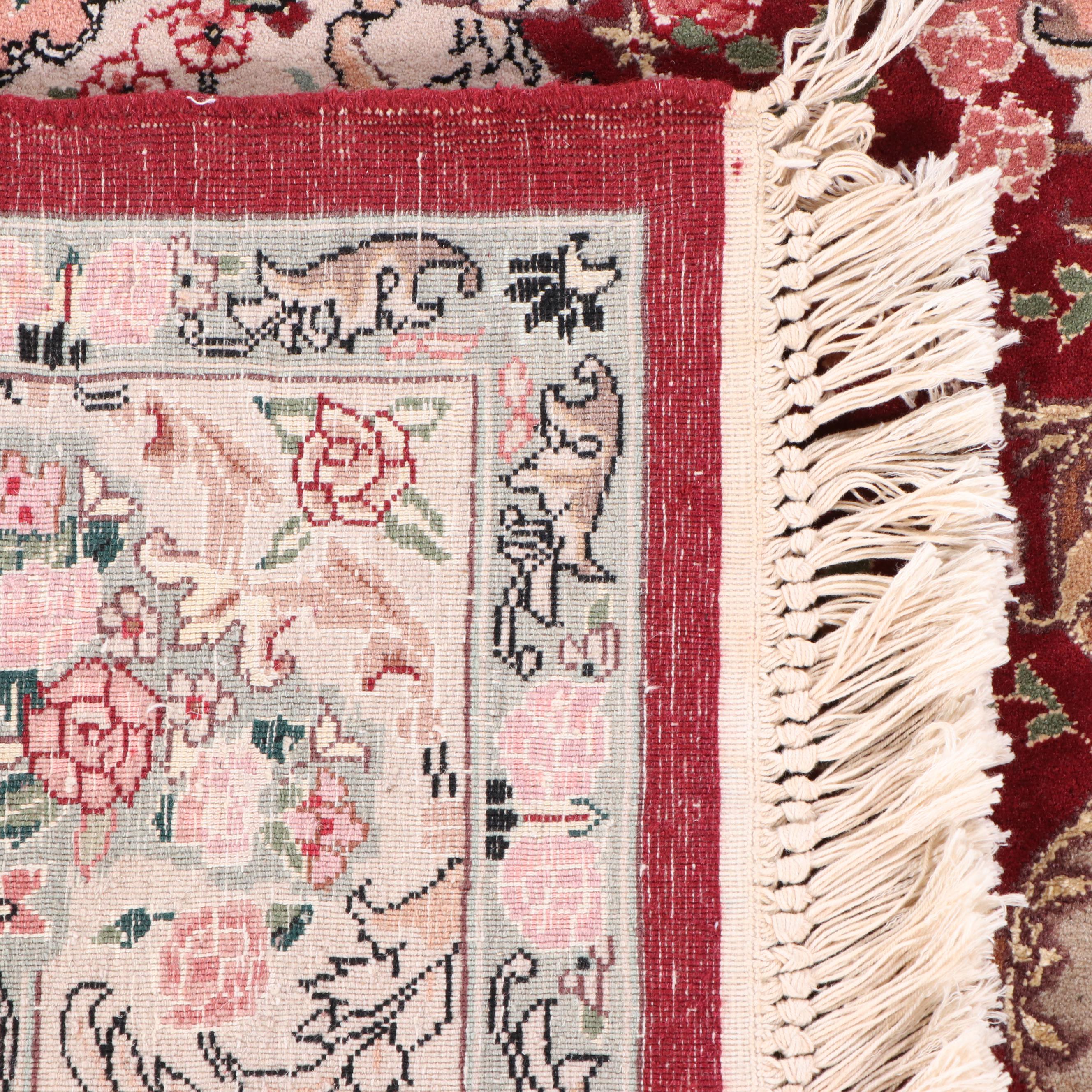 4' x 6'6 Hand-Knotted Sino-Persian Tabriz Area Rug | EBTH