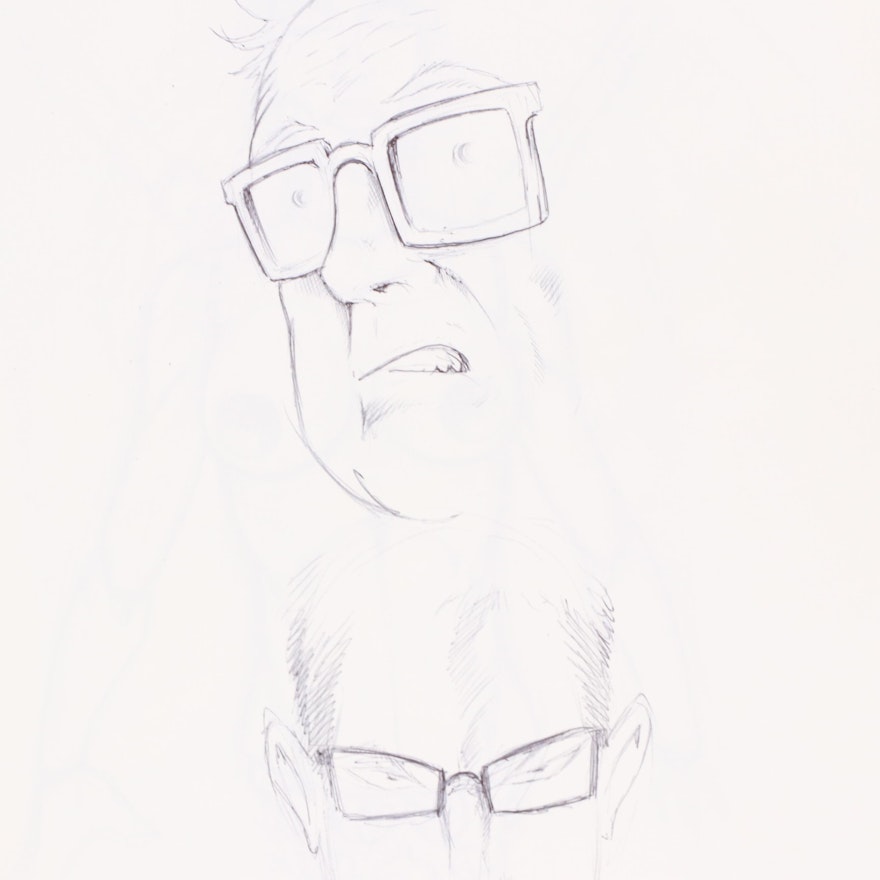 Dave Myers Sketchbook Portfolio Of Comic Illustrations Everything But The House