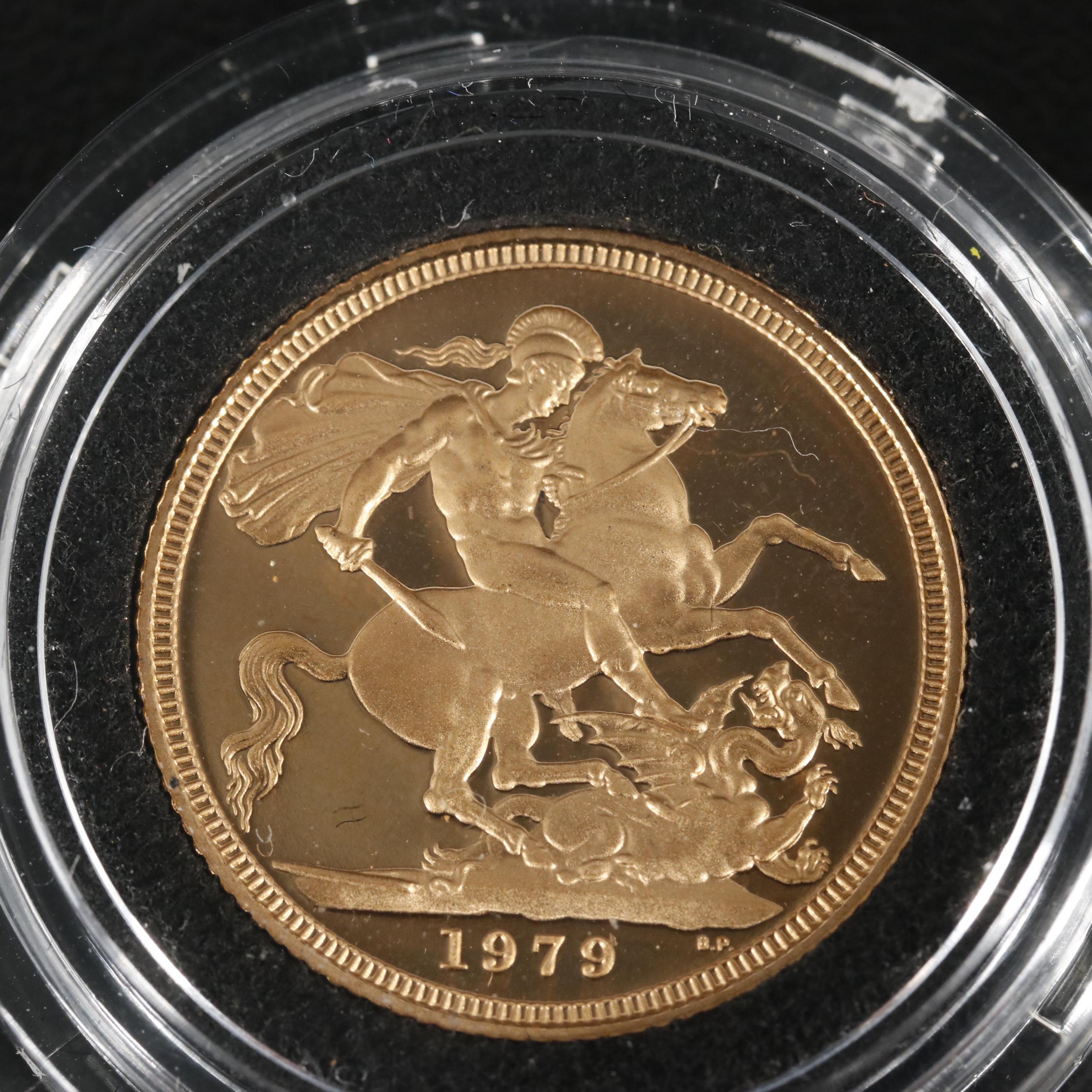 1979 British Gold Sovereign Proof Coin | EBTH