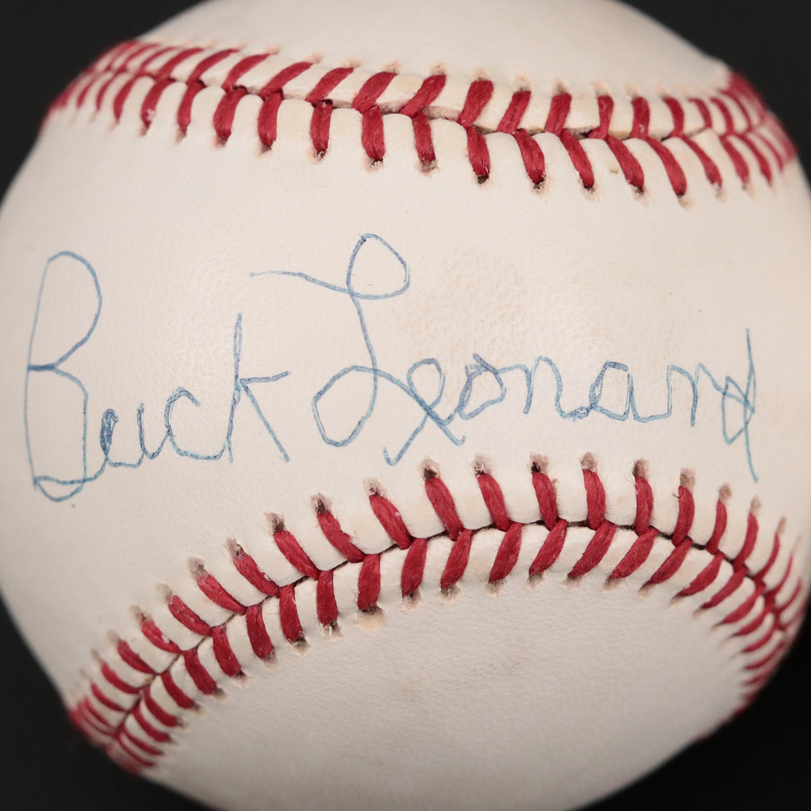 Buck Leonard and Ray Dandridge Signed Rawlings Official Baseballs with ...