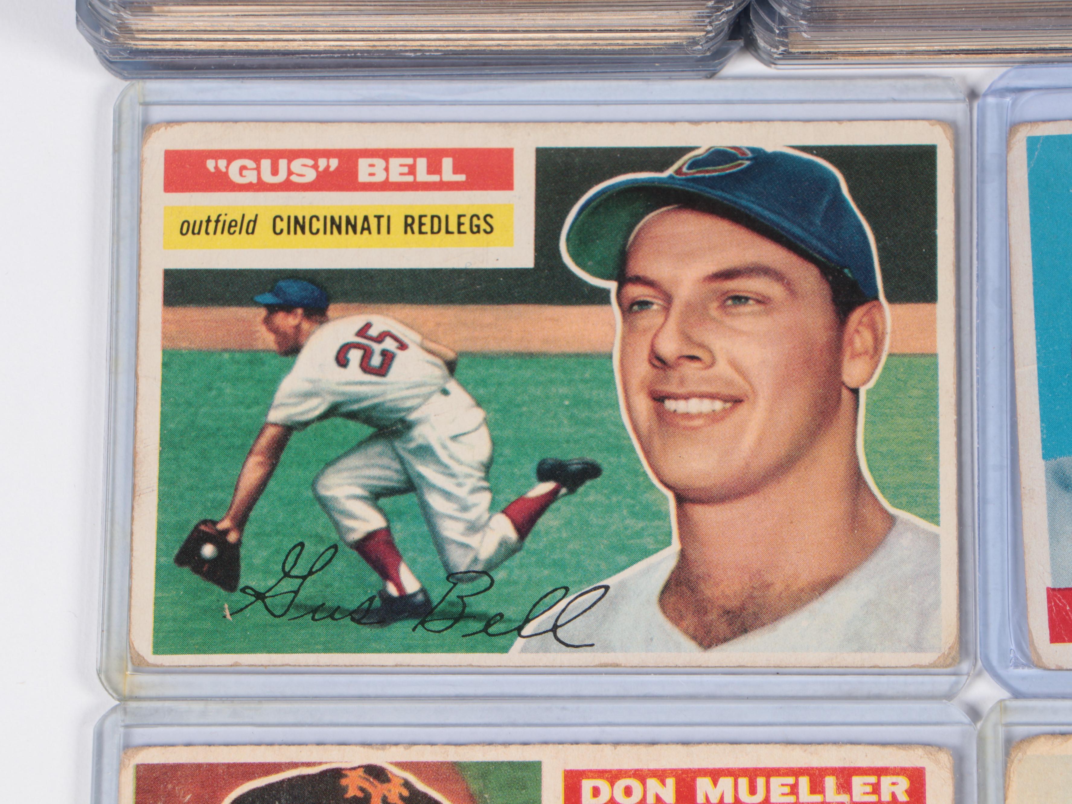 Topps Baseball Cards Featuring Joe Nuxhall, Ray Crone, and More, 1950s ...