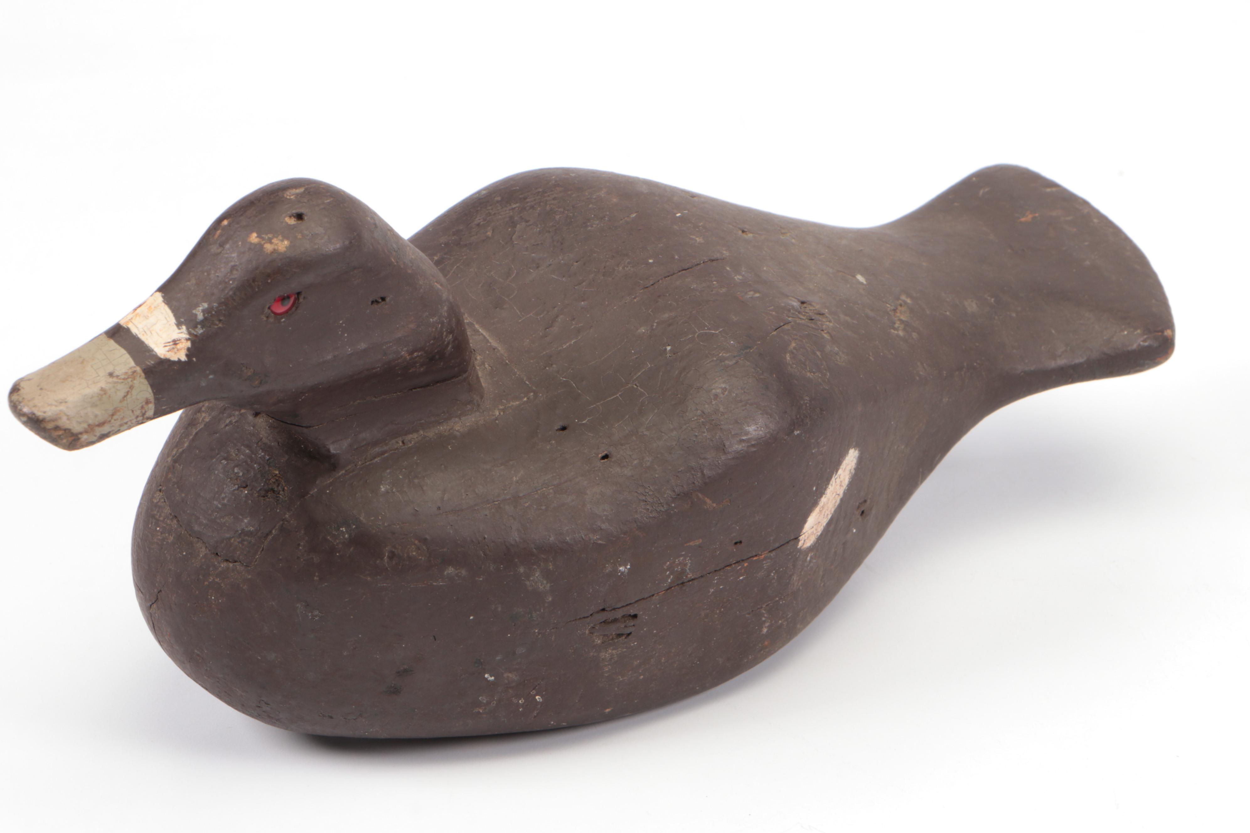 Decoys Unlimited Wood Duck Decoy and More Hand-Painted Wood Decoys | EBTH