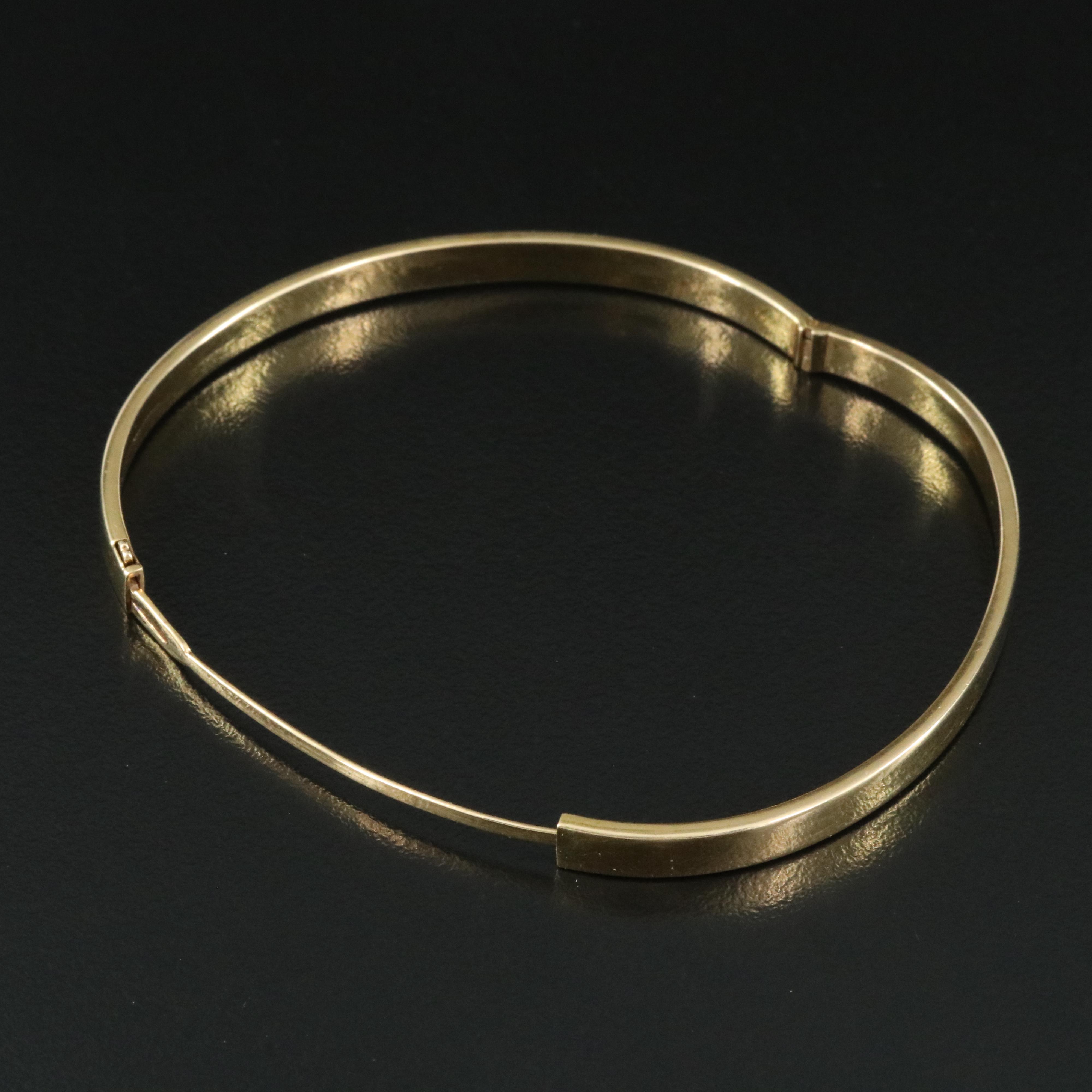 14K Hinged Bangle | EBTH