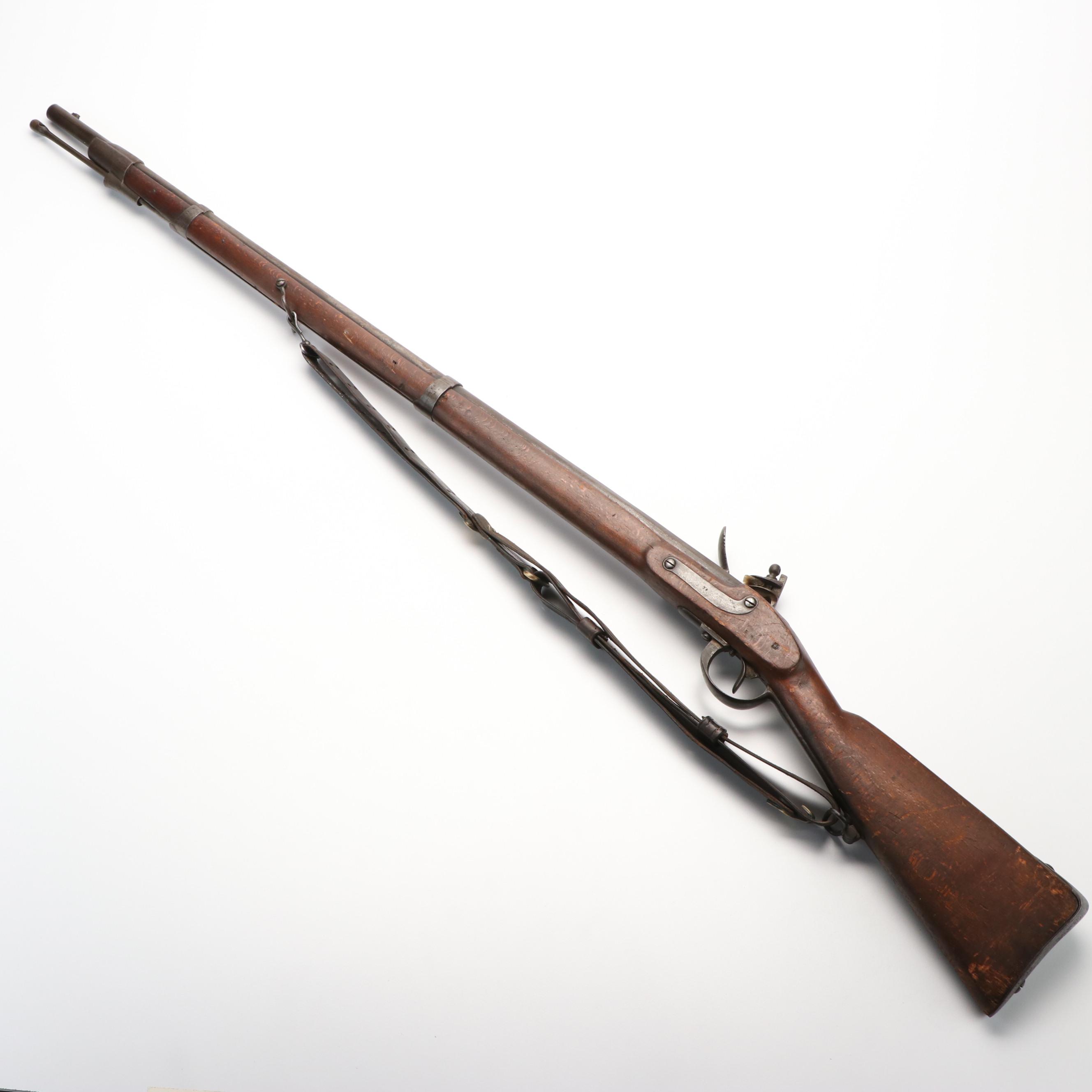 Belgian Fullstock Martial Flintlock Rifle | Everything But The House