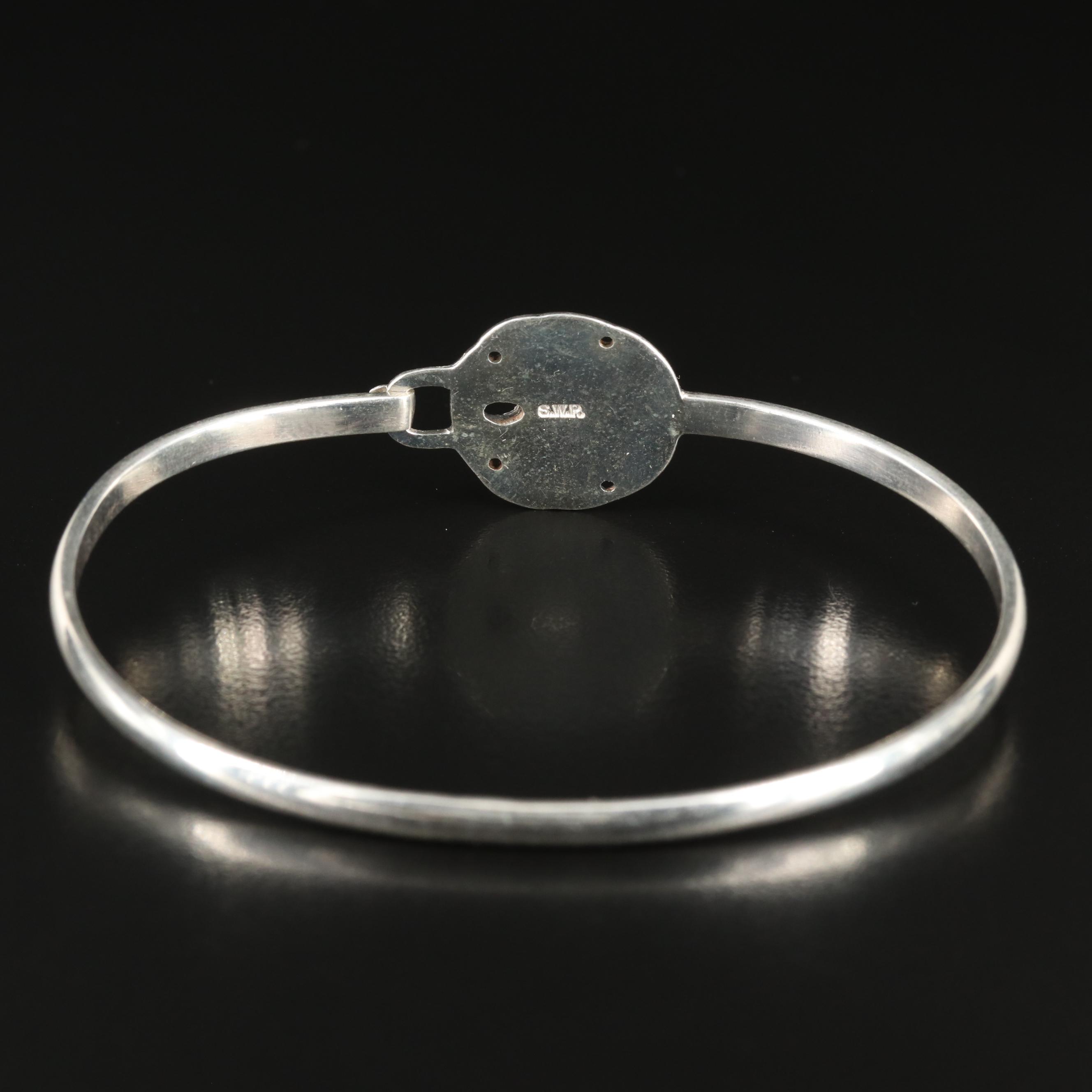 Sterling Sand Dollar Bangle | EBTH