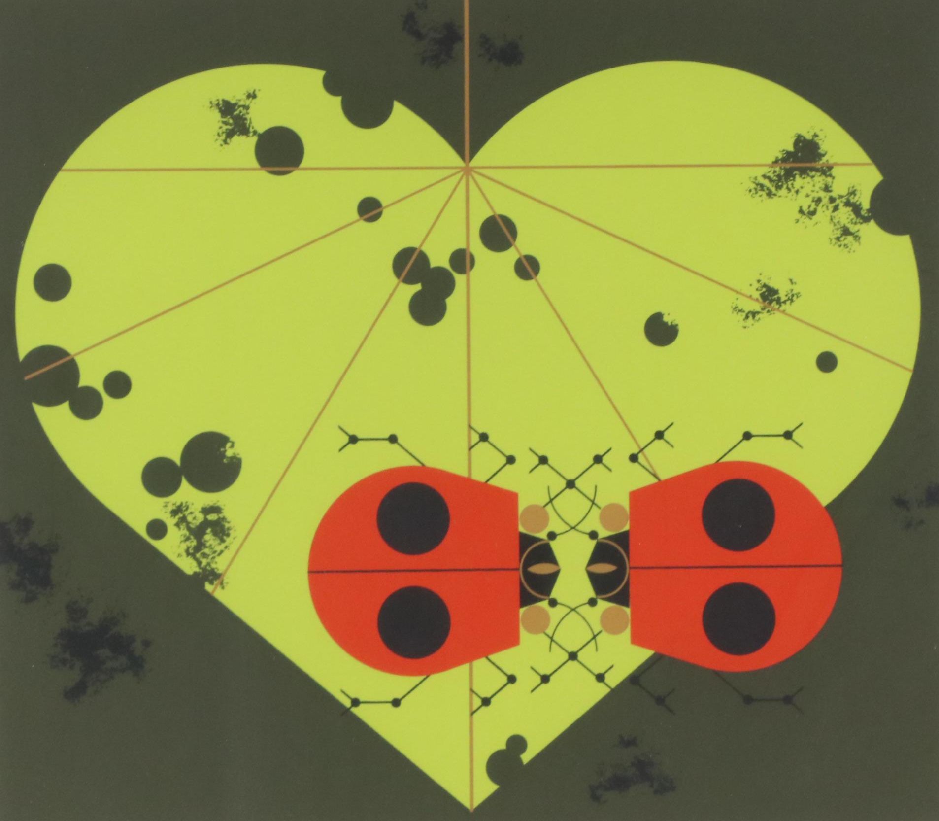 Charley Harper Serigraph "Ladybug Lovers," 1971 | EBTH