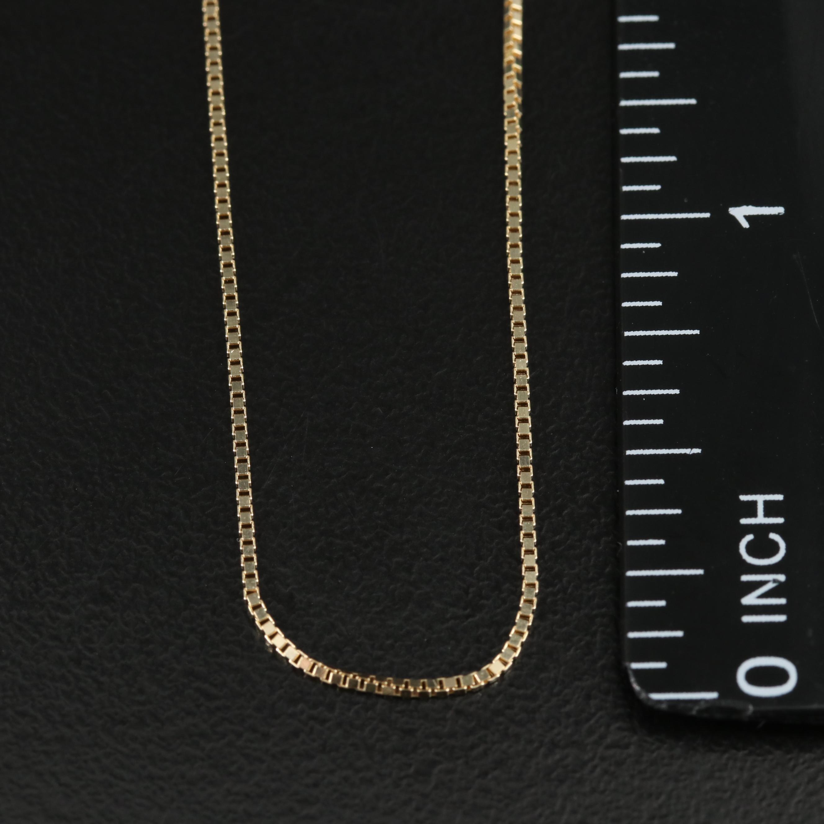 14K Box Chain | EBTH