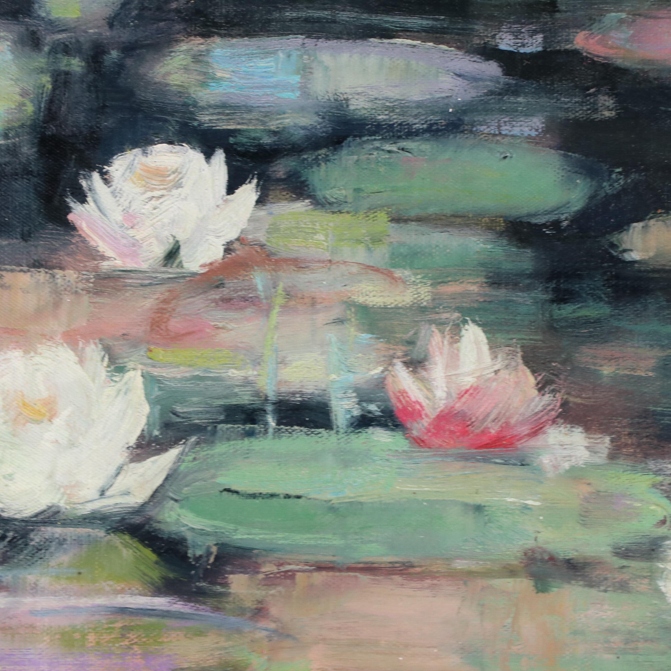 N. Ming Pond Landscape Oil Painting, 21st Century | EBTH